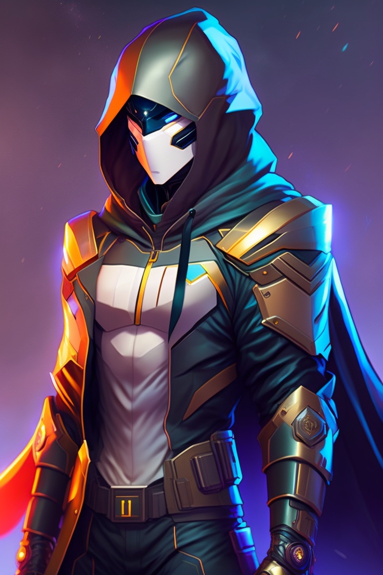 Lexica - This is a Super Hacker, who has a technological metal robotic ...