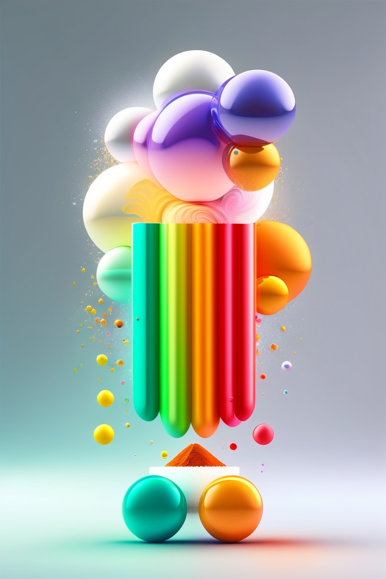 Lexica - A creative 2d illustration depicting ecstasy, clean calm pure ...