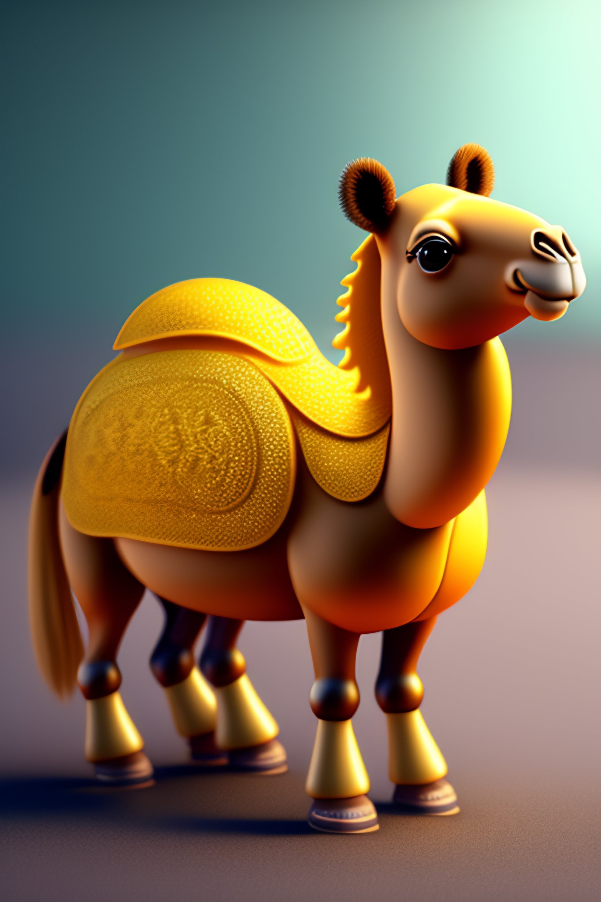 Lexica - A cute and adorable little camel made of lemon highly detailed ...