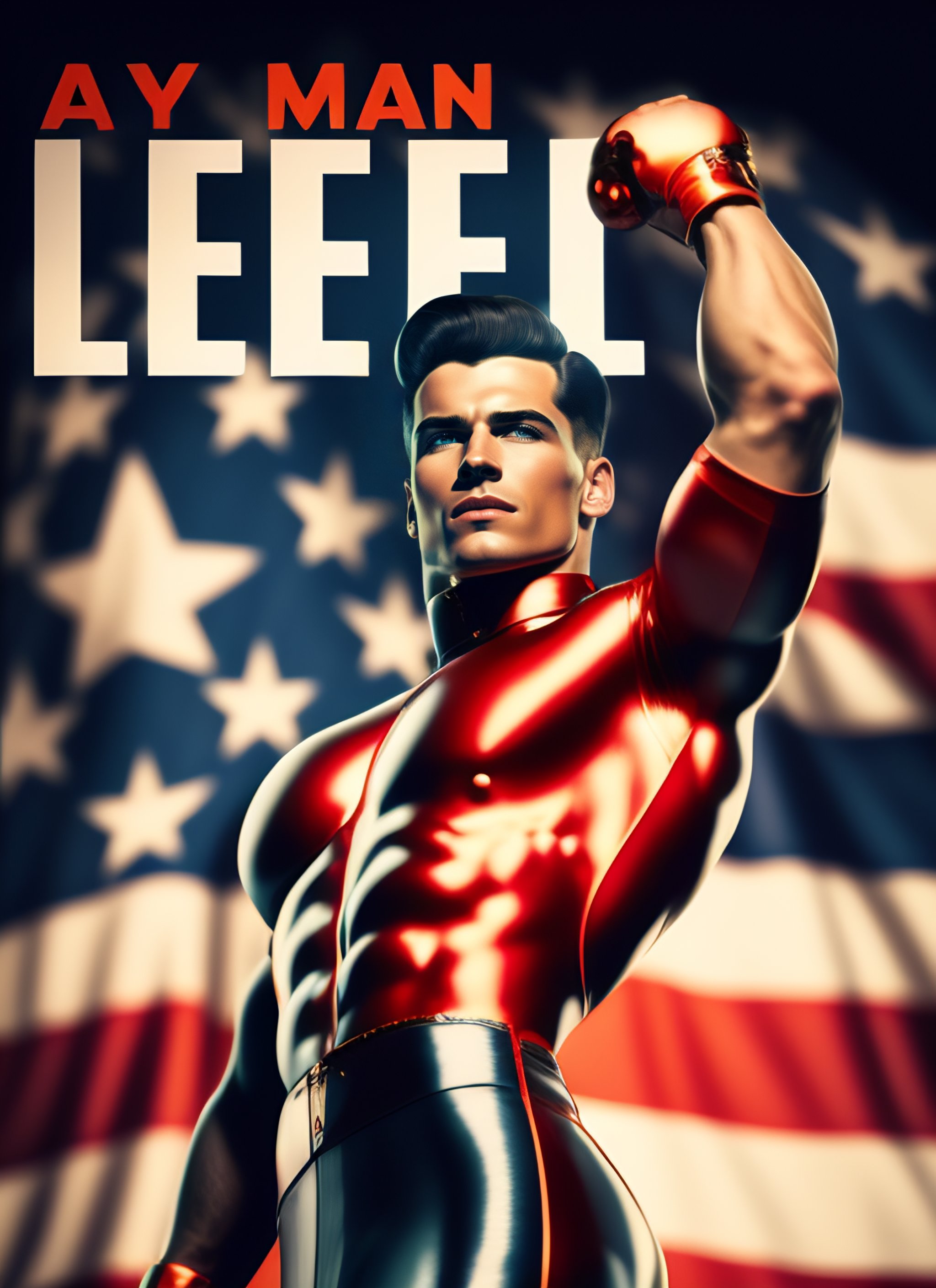 Lexica - A male young man the riveter "We can do it !" poster by John ...