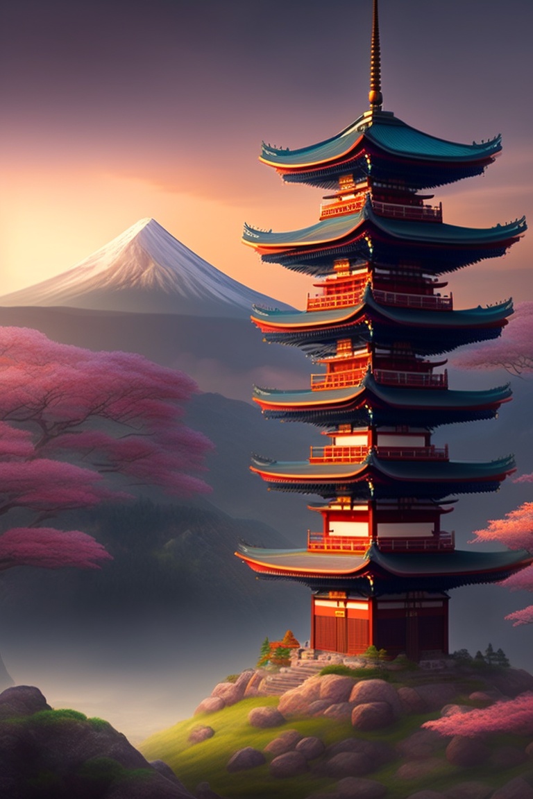 Lexica - Concepts, japanese, tradition, tower, village