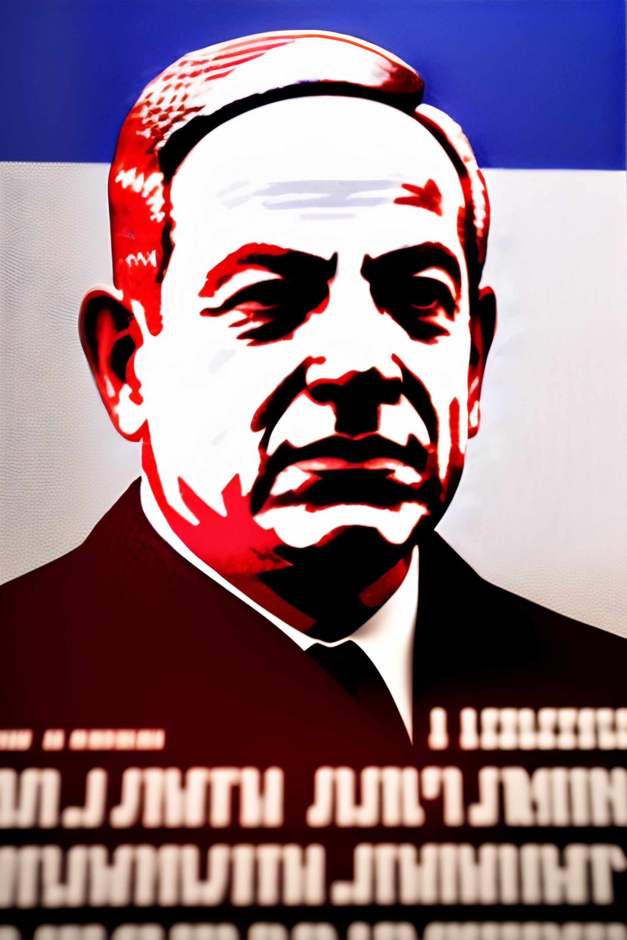 Lexica - Portrait of benjamin netanyahu, PaperCut style