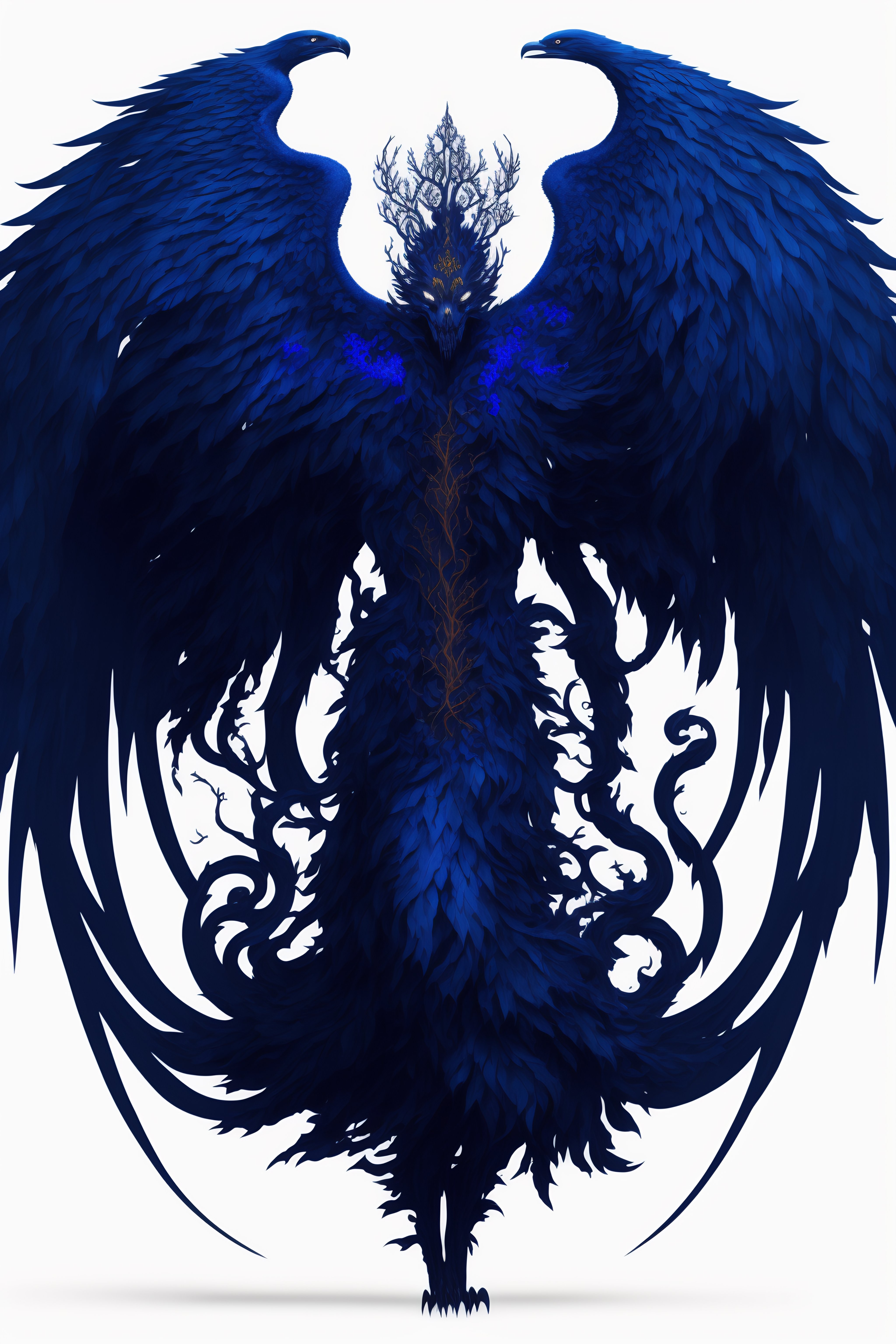 Lexica - Fullbody creature concept bony demon of pride looks like a ...