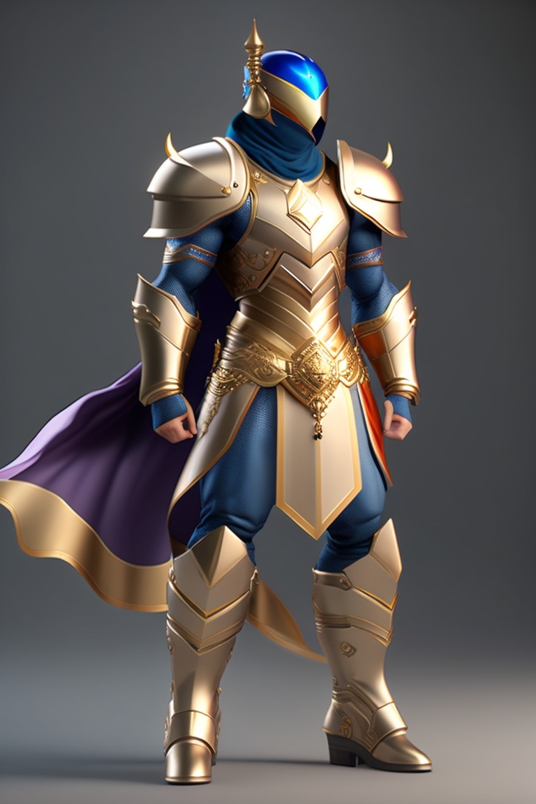 Lexica - Djinn Knight, full body armor, following the model of Knights ...