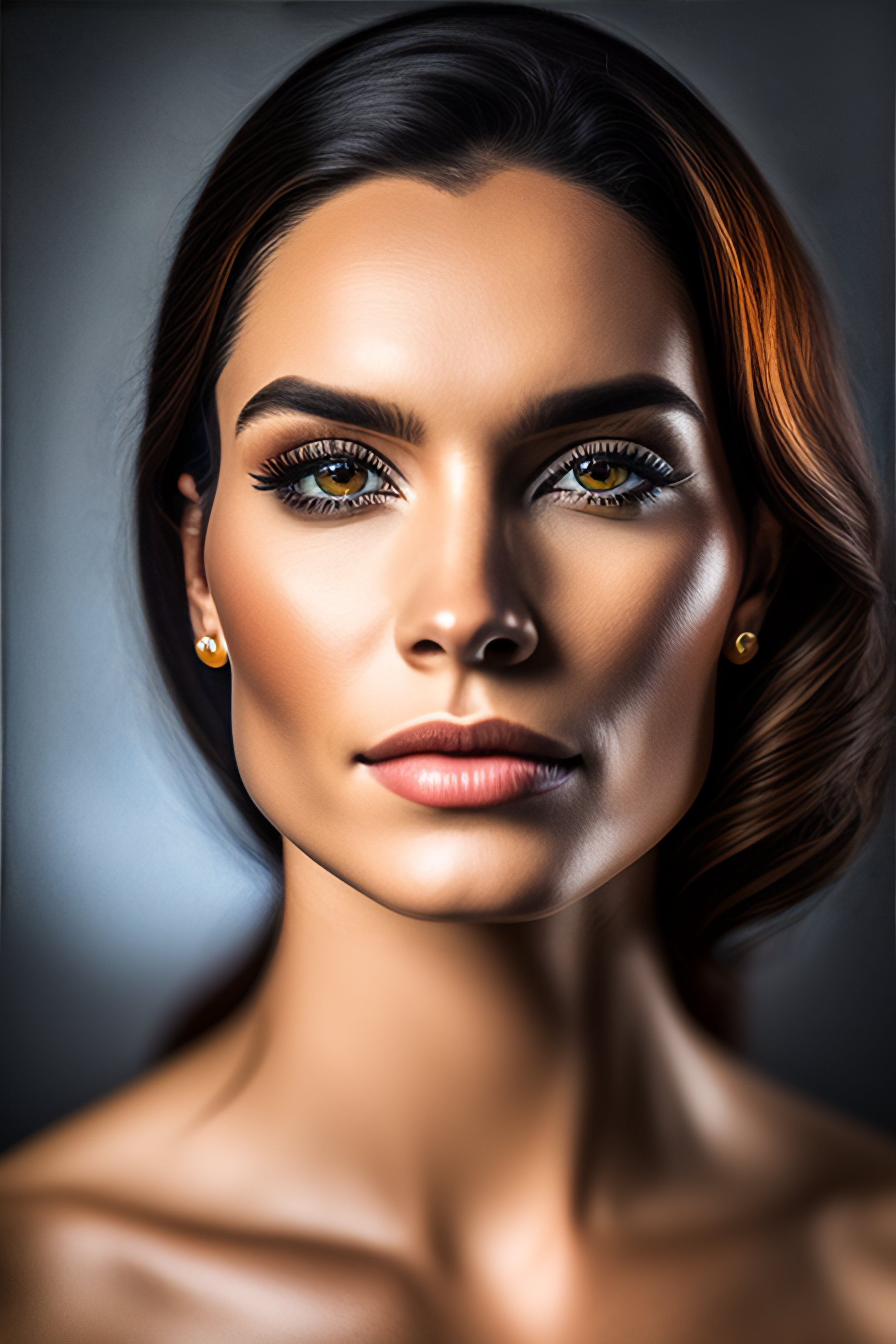 Lexica - Centered in frame, facing camera, symmetrical face, ideal ...