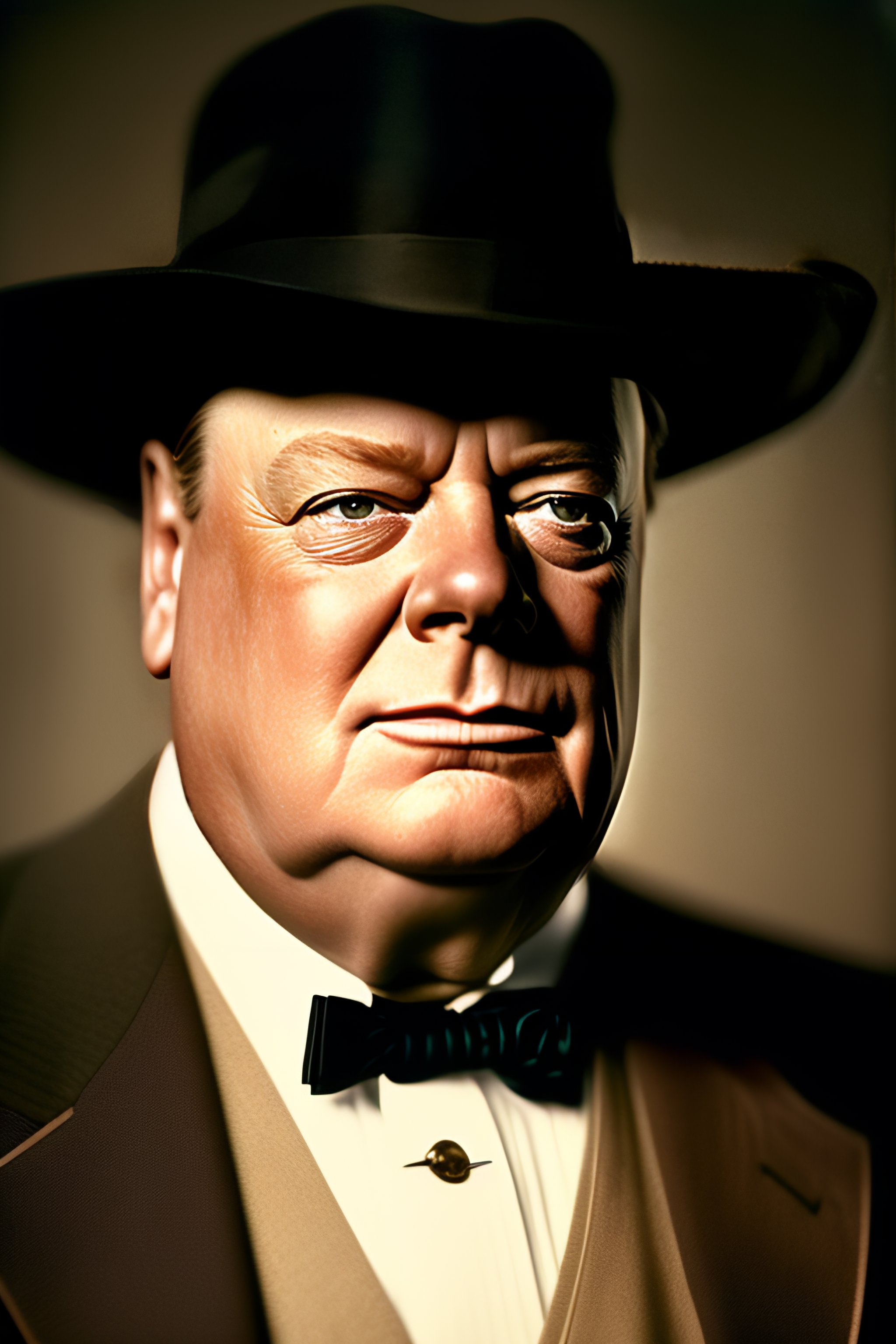 Lexica - Winston Churchill, close up portrait photo by Annie Leibovitz ...