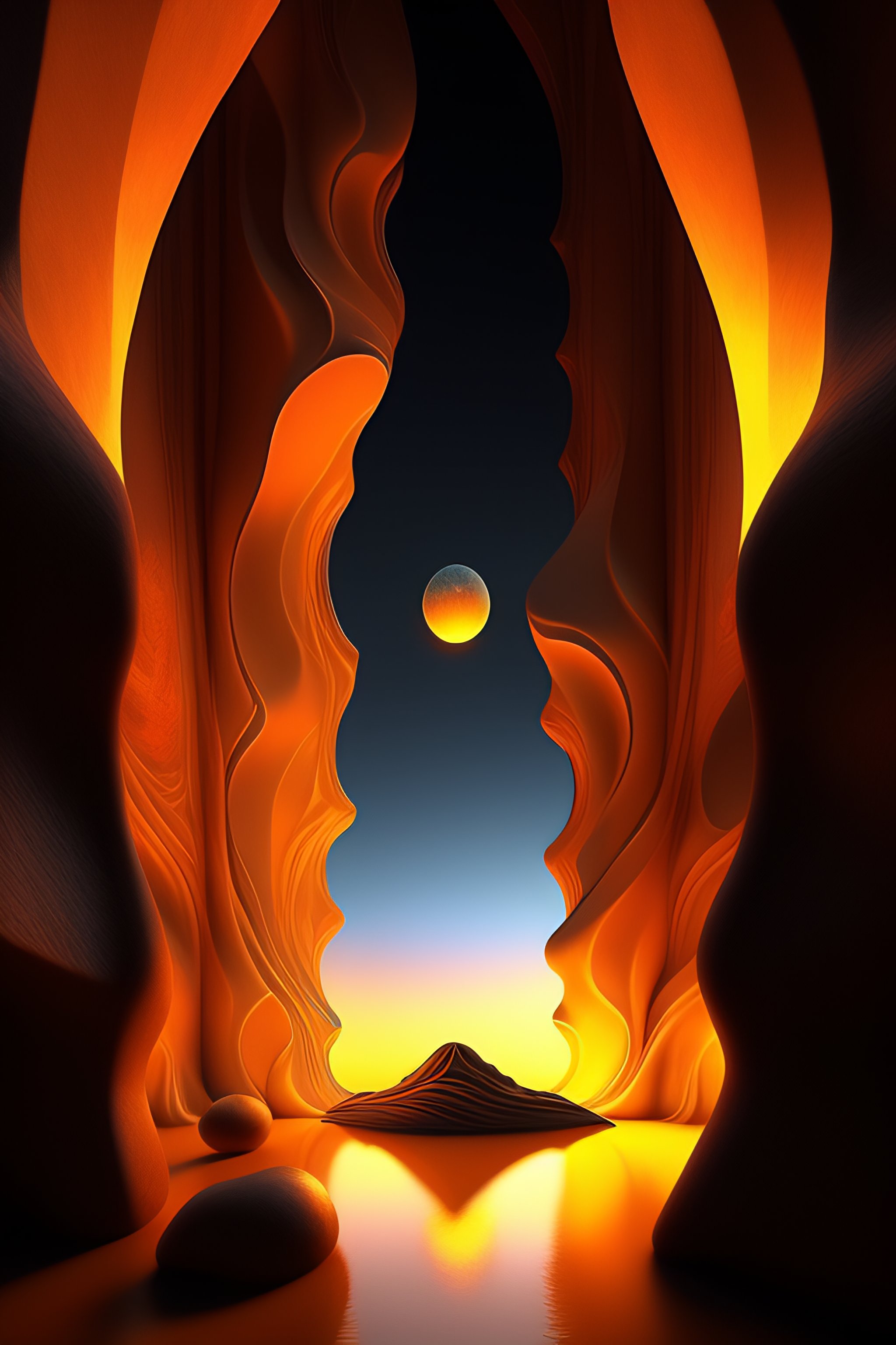 Lexica - Generate a digital image of "The Persistence of Memory" using ...