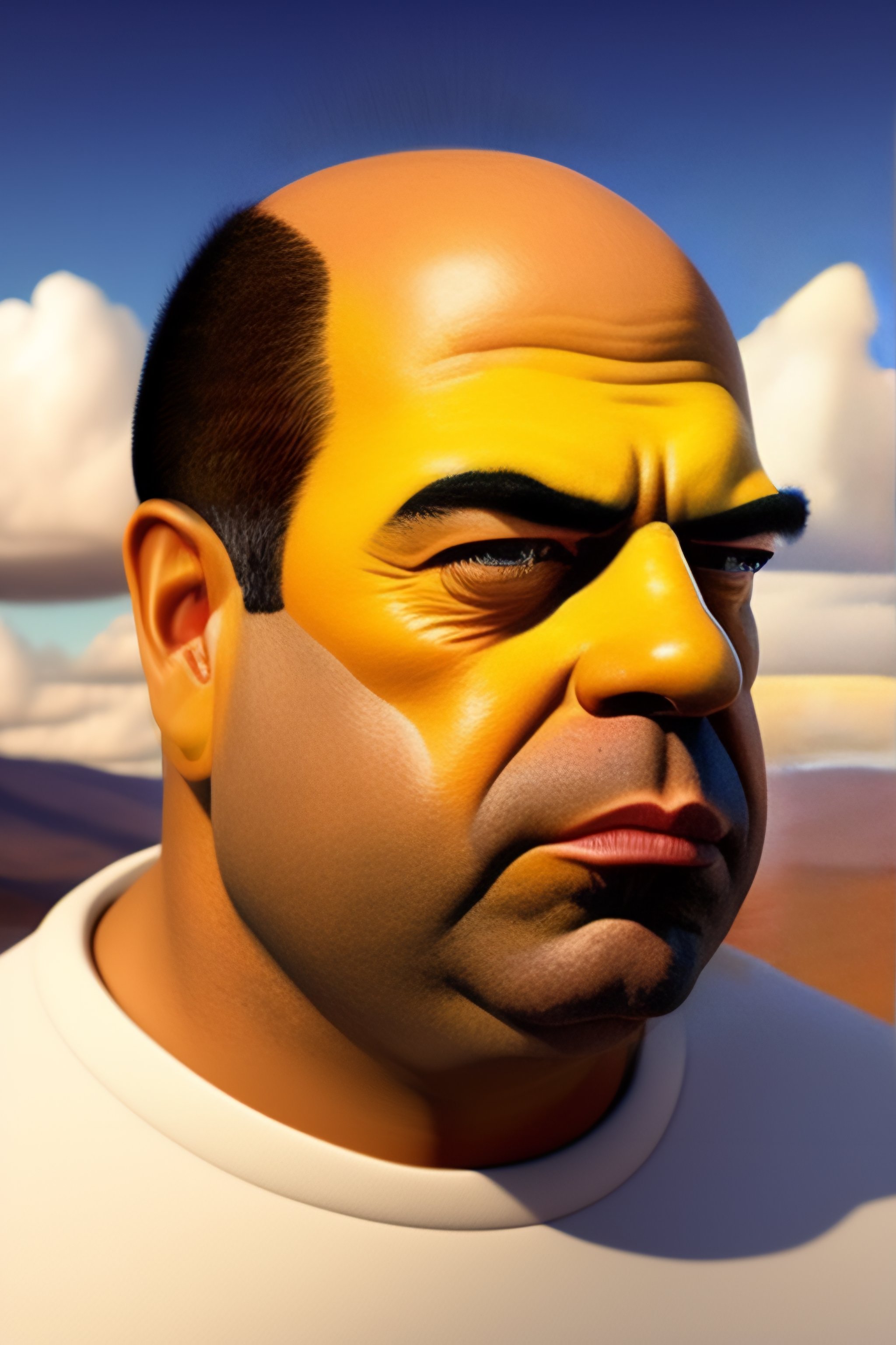 Lexica - Homer Simpson as a realistic portrait