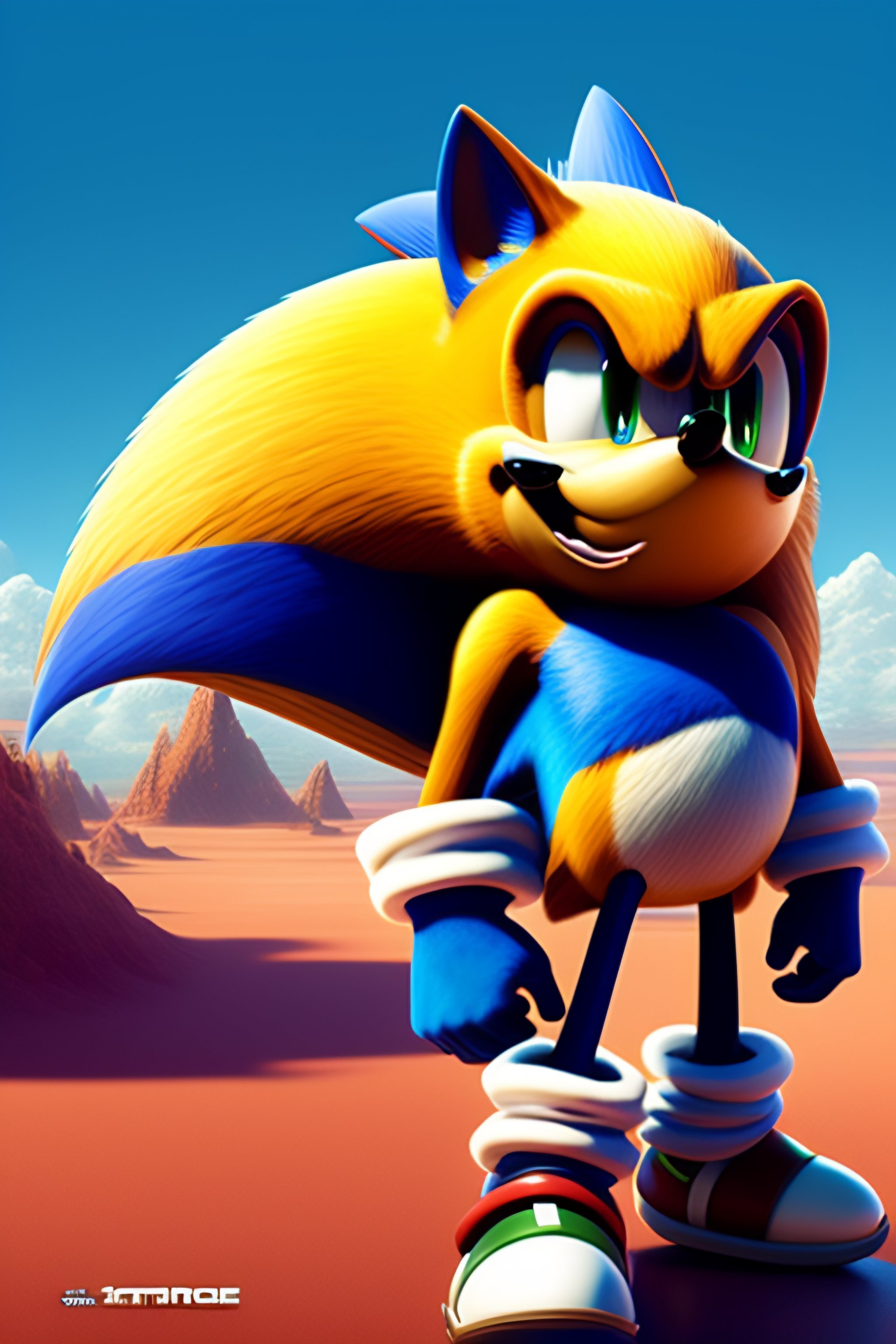 Lexica - Sonic the HedgeHog, Disney style