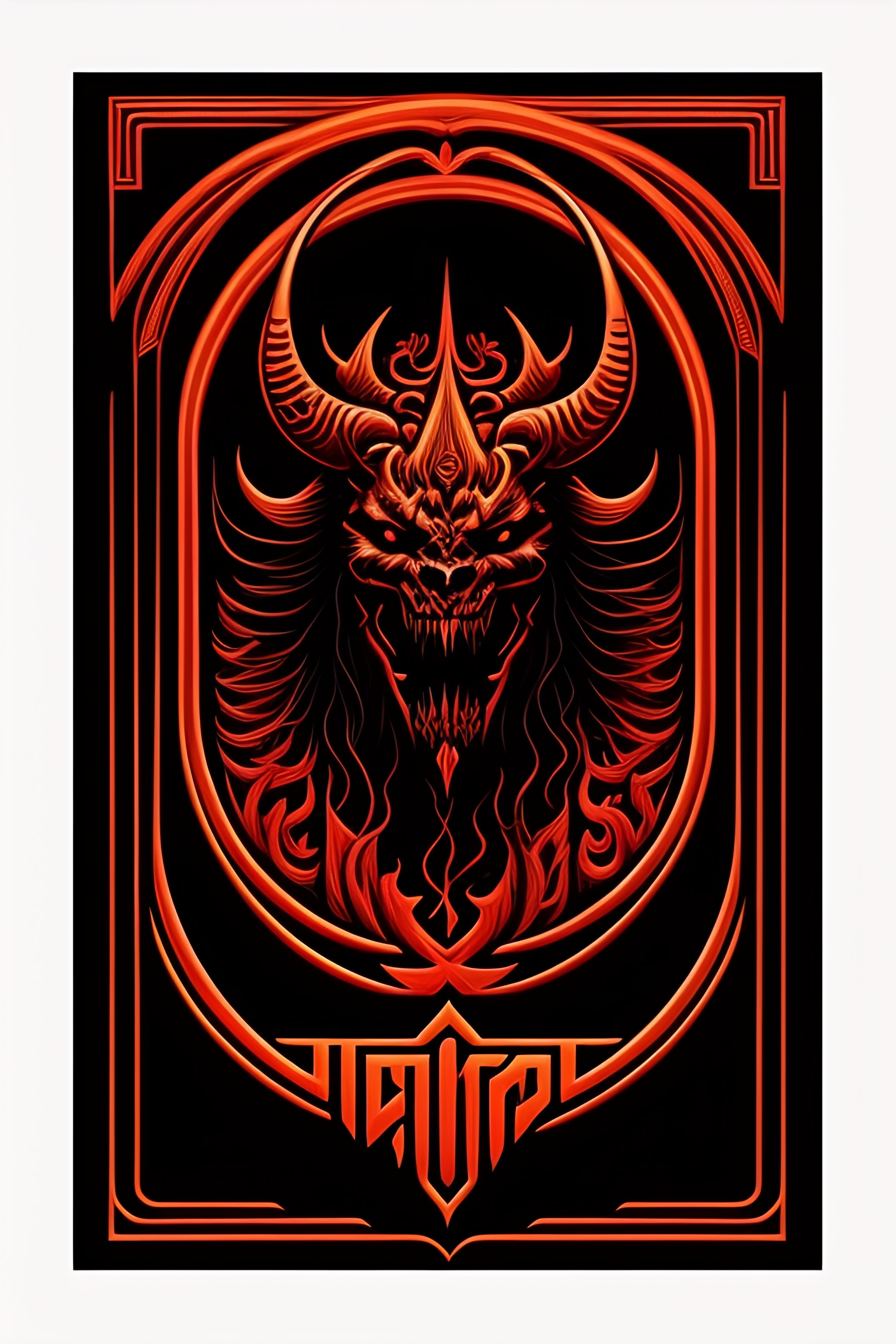 Lexica - Demon , logo design by Philippe Caza