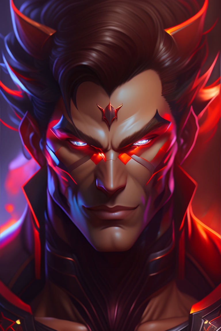 Lexica - Demon Spider-Man, crimson eyes, transformation that reflects ...