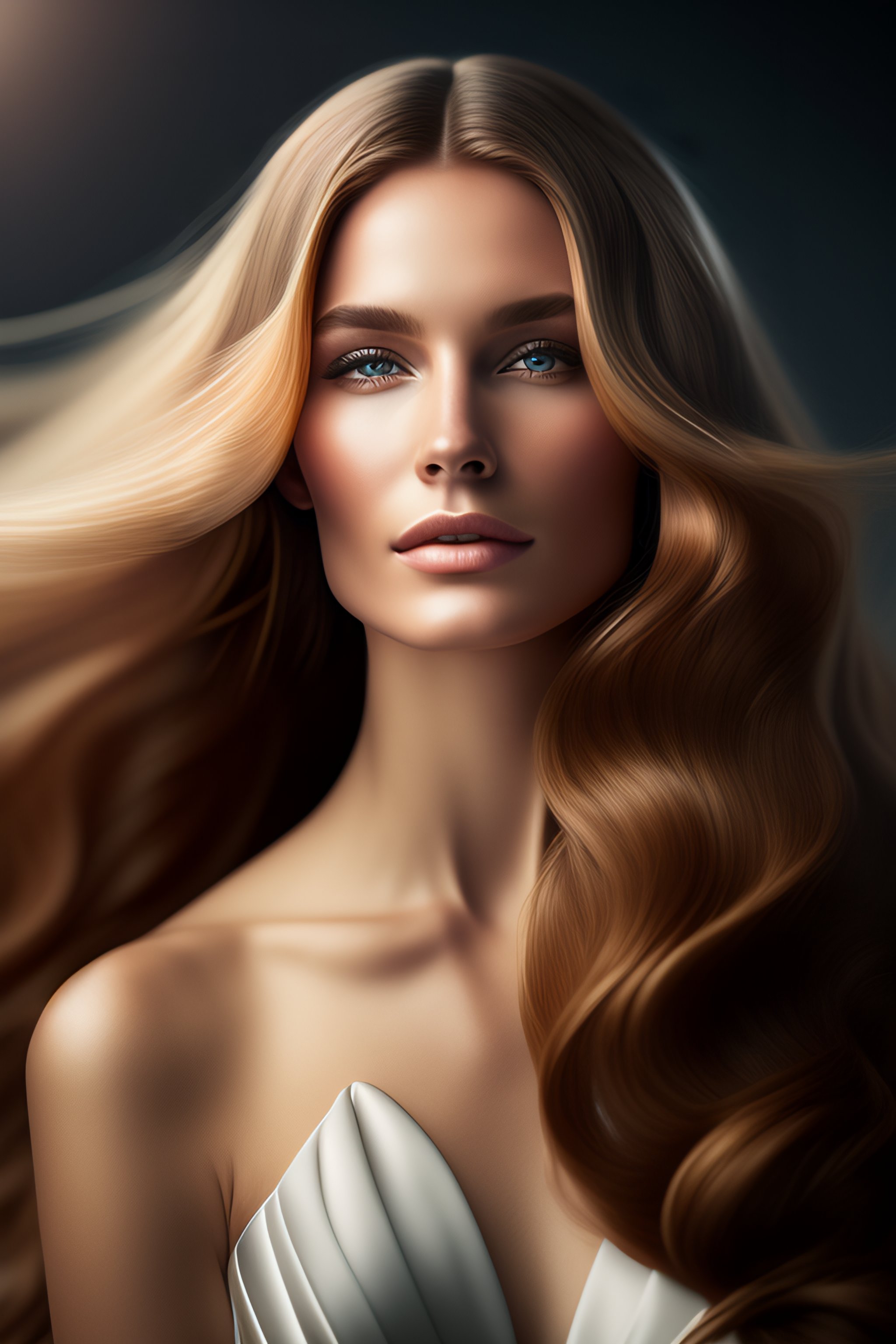 Lexica - Portrait photo headshot for pantene by mucha, sharp focus ...