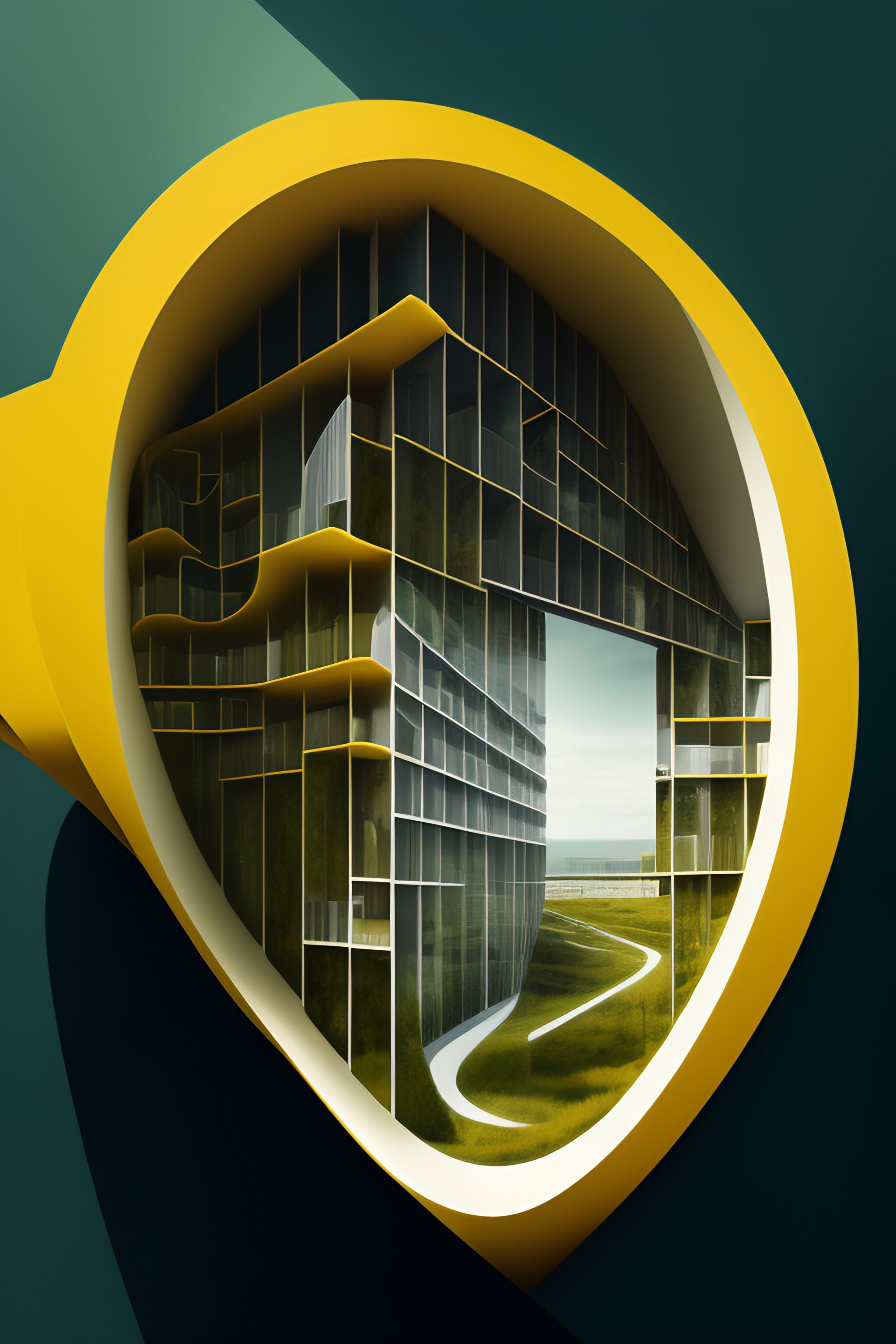 Lexica - Postdigital architecture collage, by fala atelier