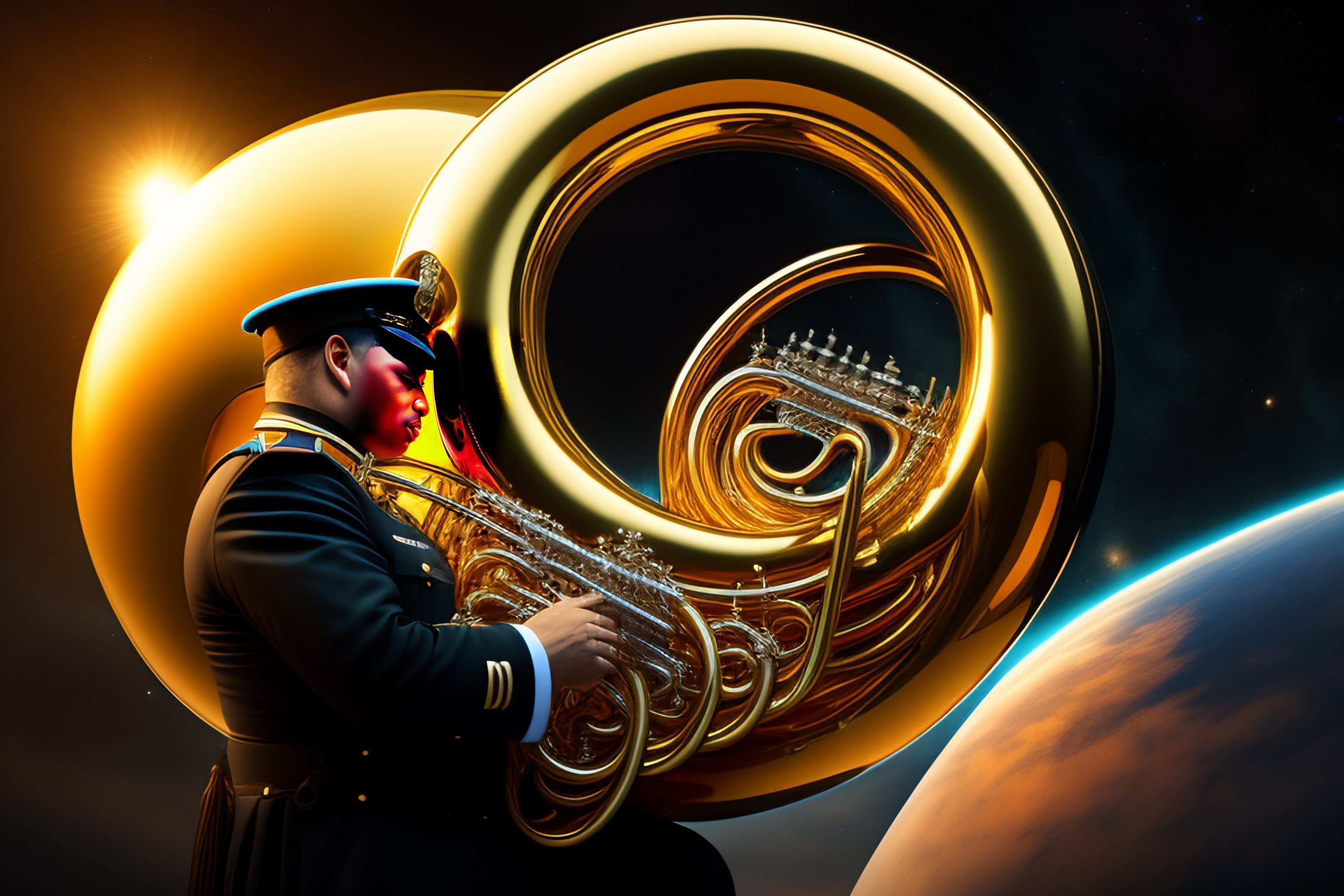 Lexica - Space tuba player