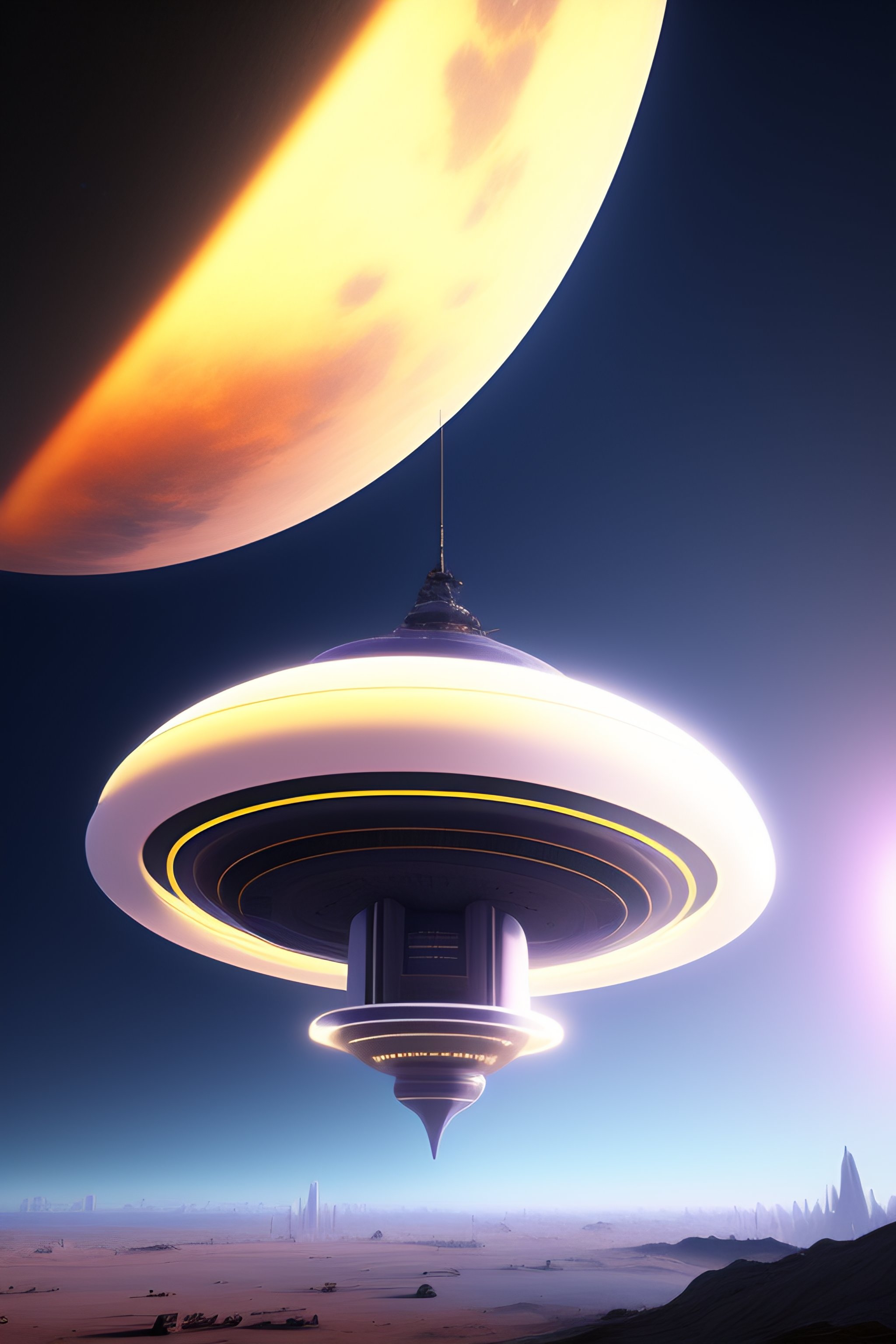 Lexica - A UFO in other planet, renderwidth : 8 3 2 height : 1 0 8 8 ...