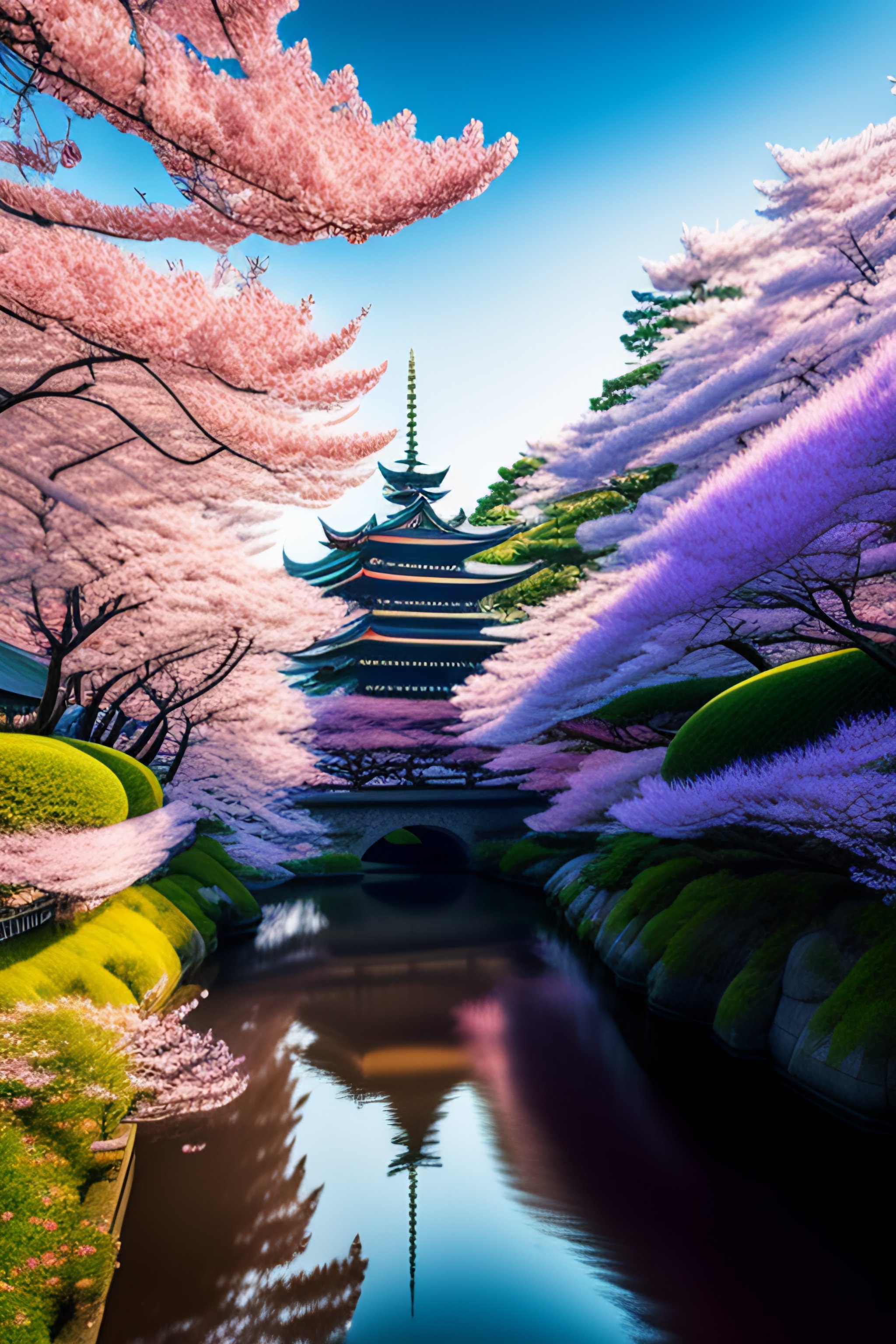 Lexica - Cherry blossoms in spring tokyo