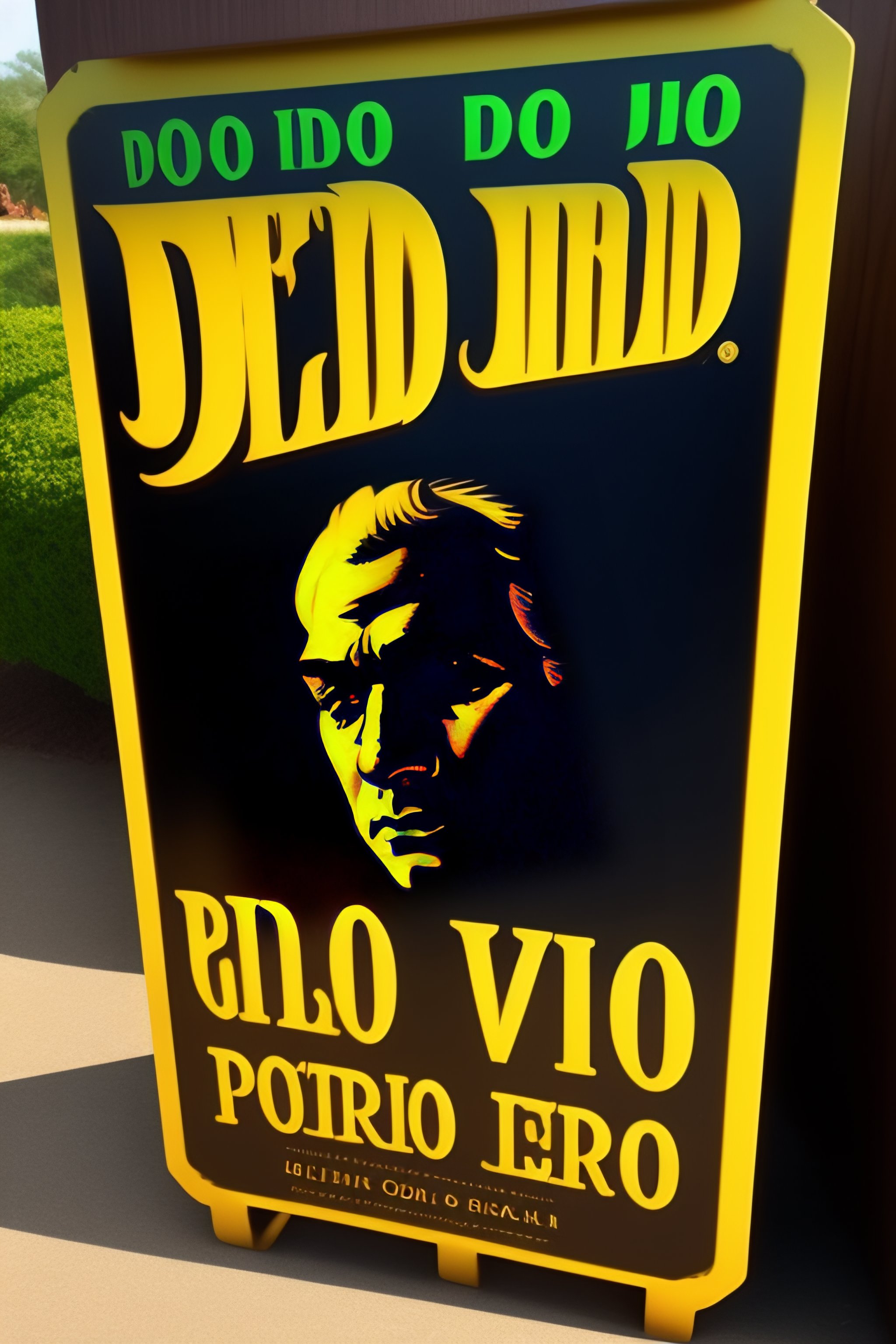 Lexica - A sign that says DIO PORCO DIO PORCO DIO PORCO DIO PORCO