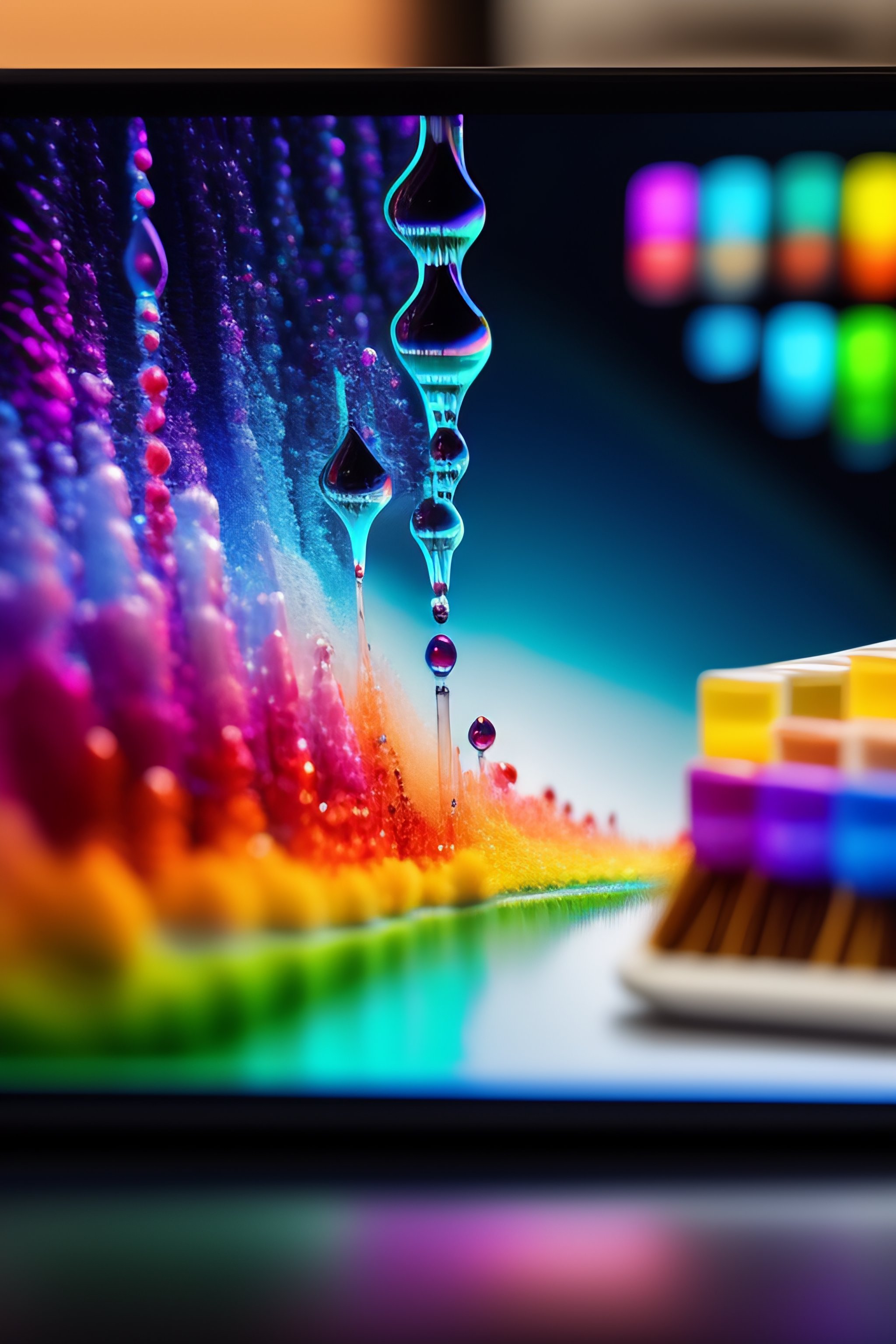 Lexica - A person is sitting at the computer and doing prompt ...