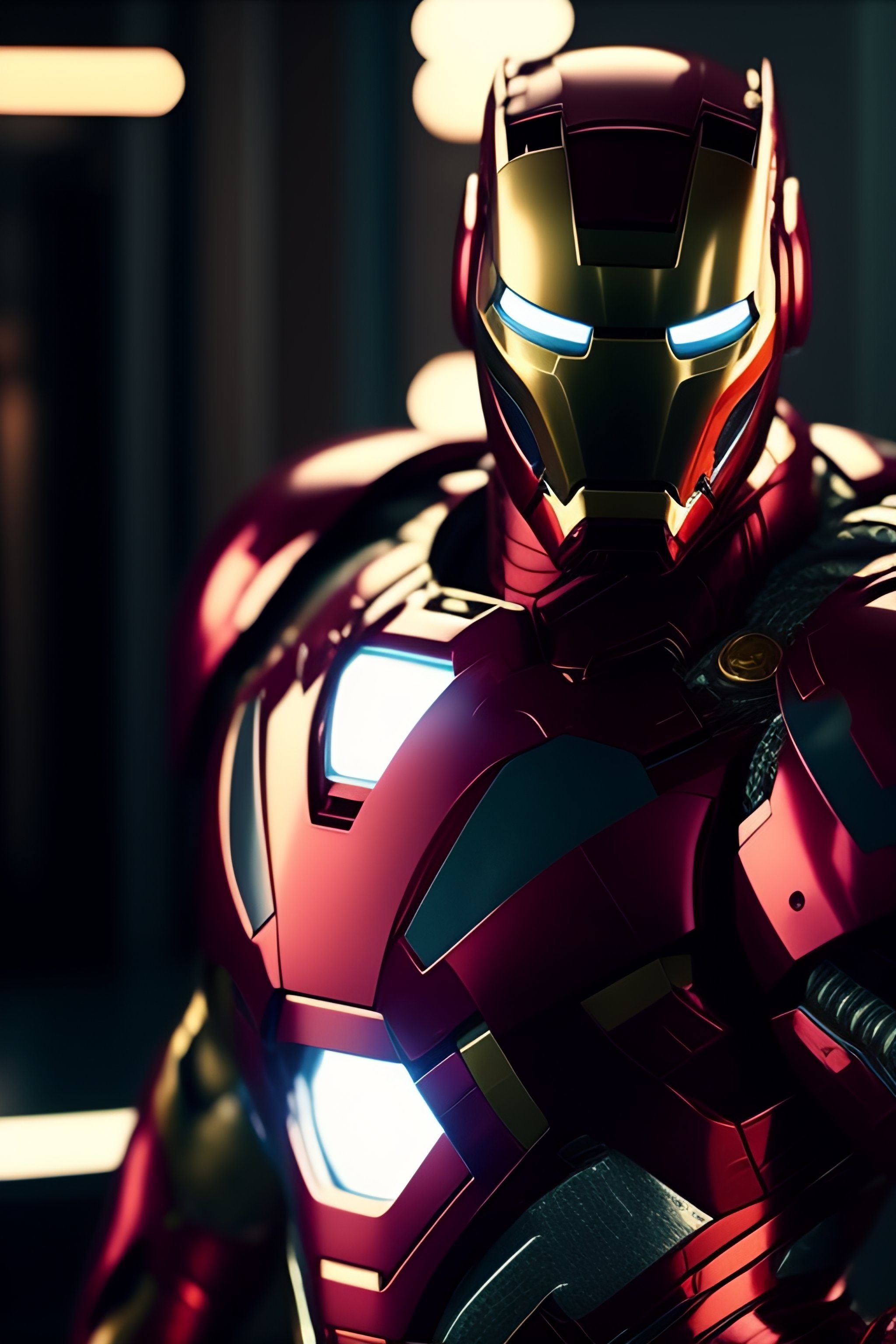 Lexica - Keanu reeves as iron man with the infinity gauntlet, 8k ...