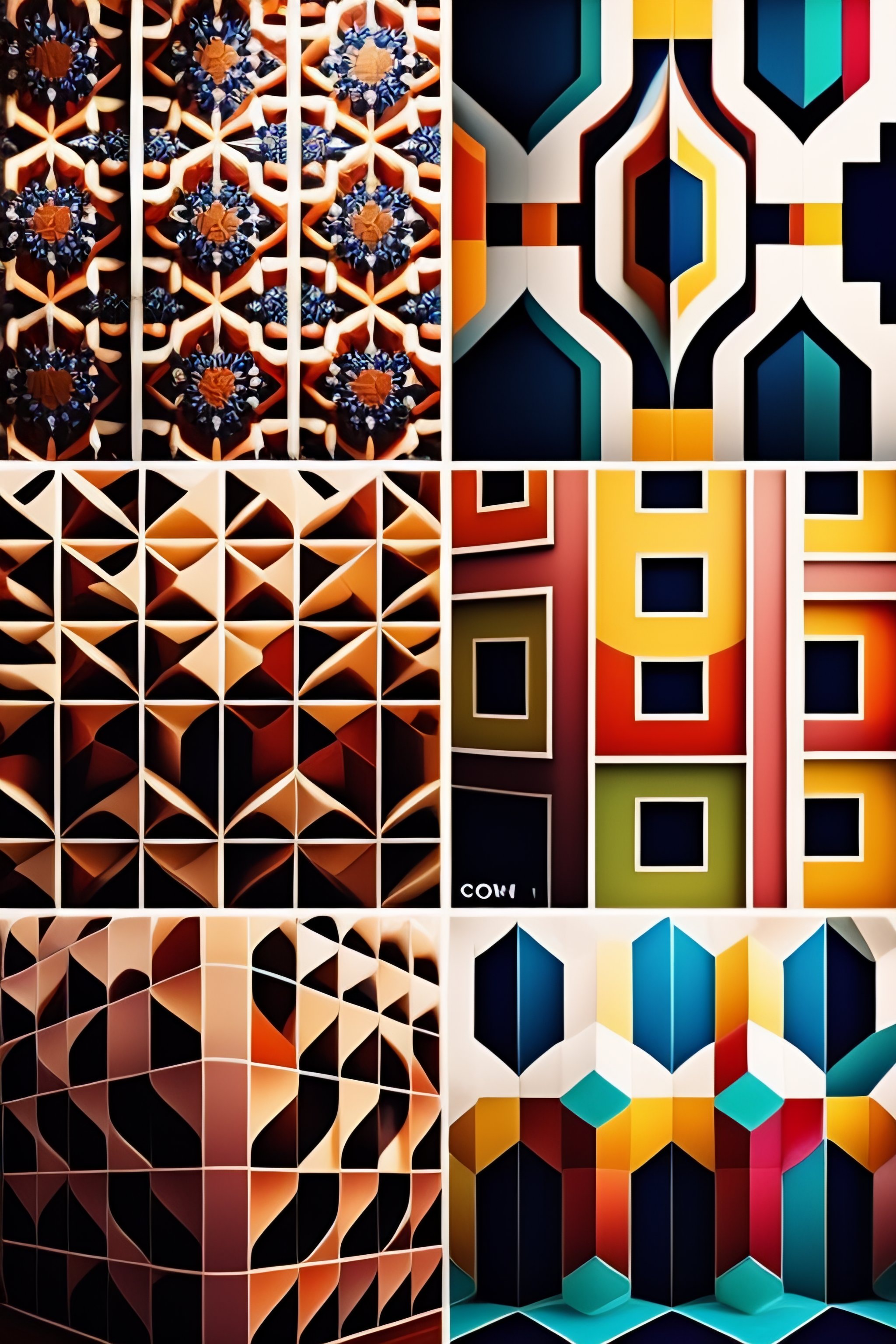 Lexica - Small cubical designs patterns