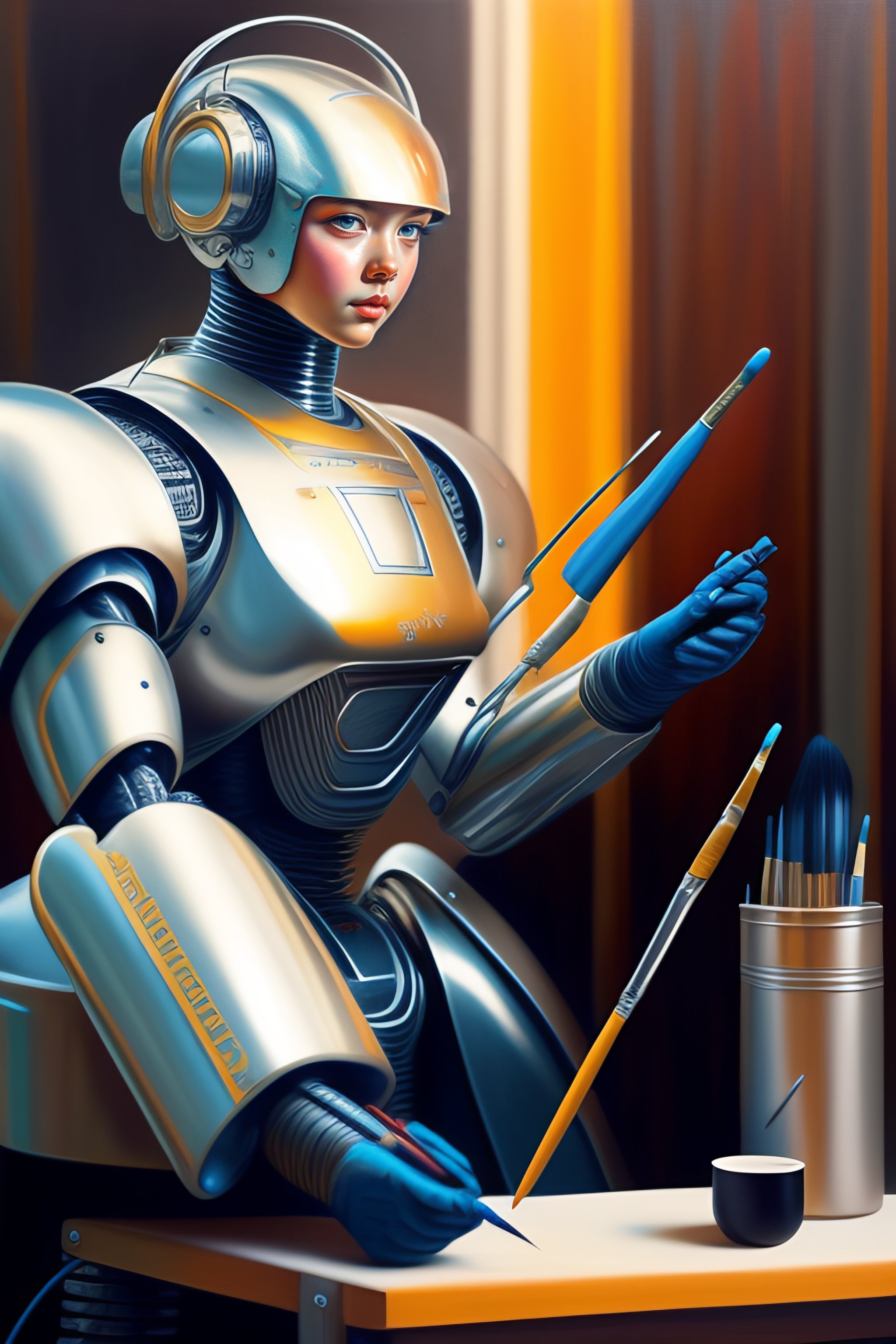 Humanoid Robot Art