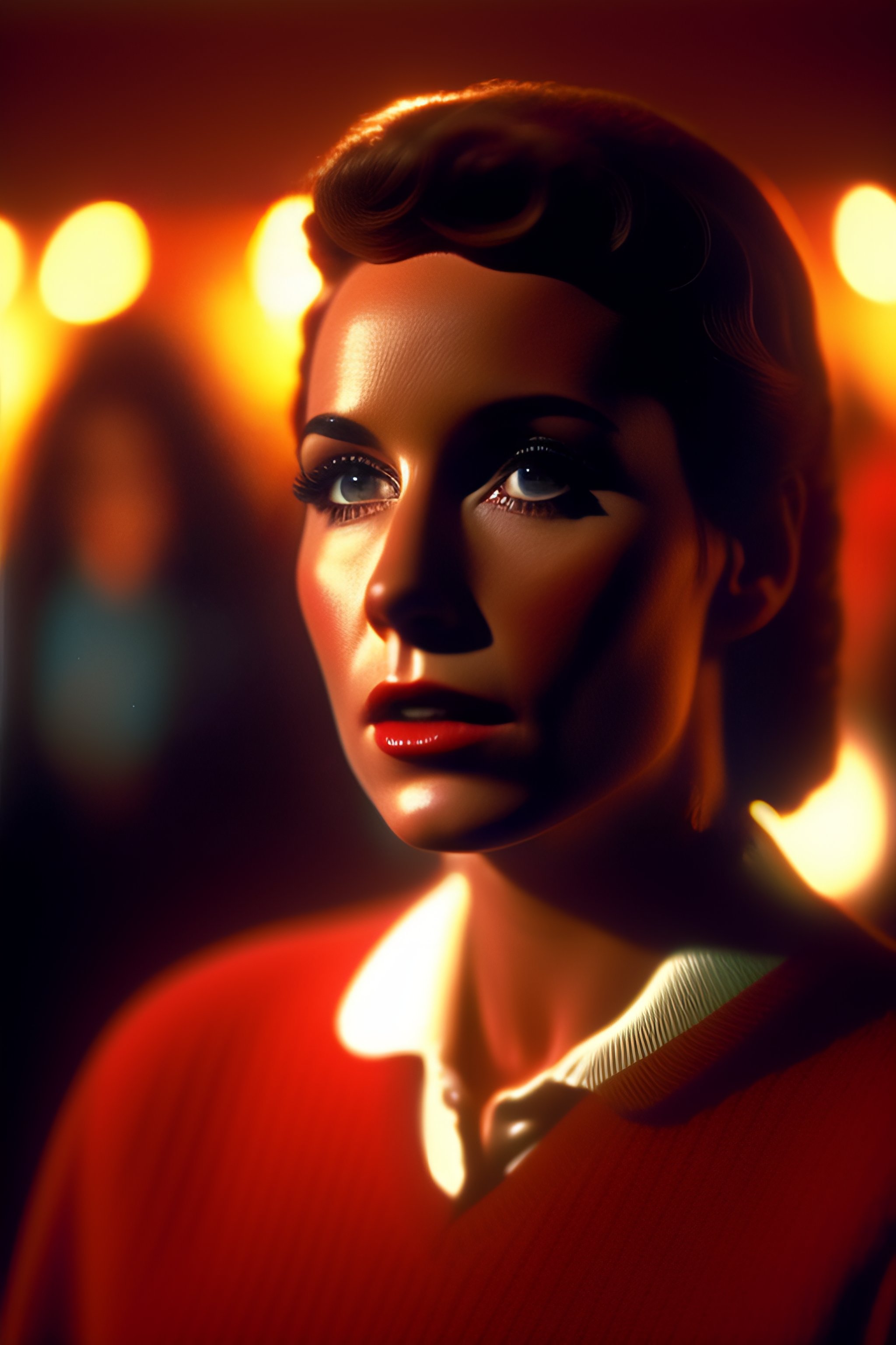 Lexica - A movie shot from an 80's horror, shallow depth of field