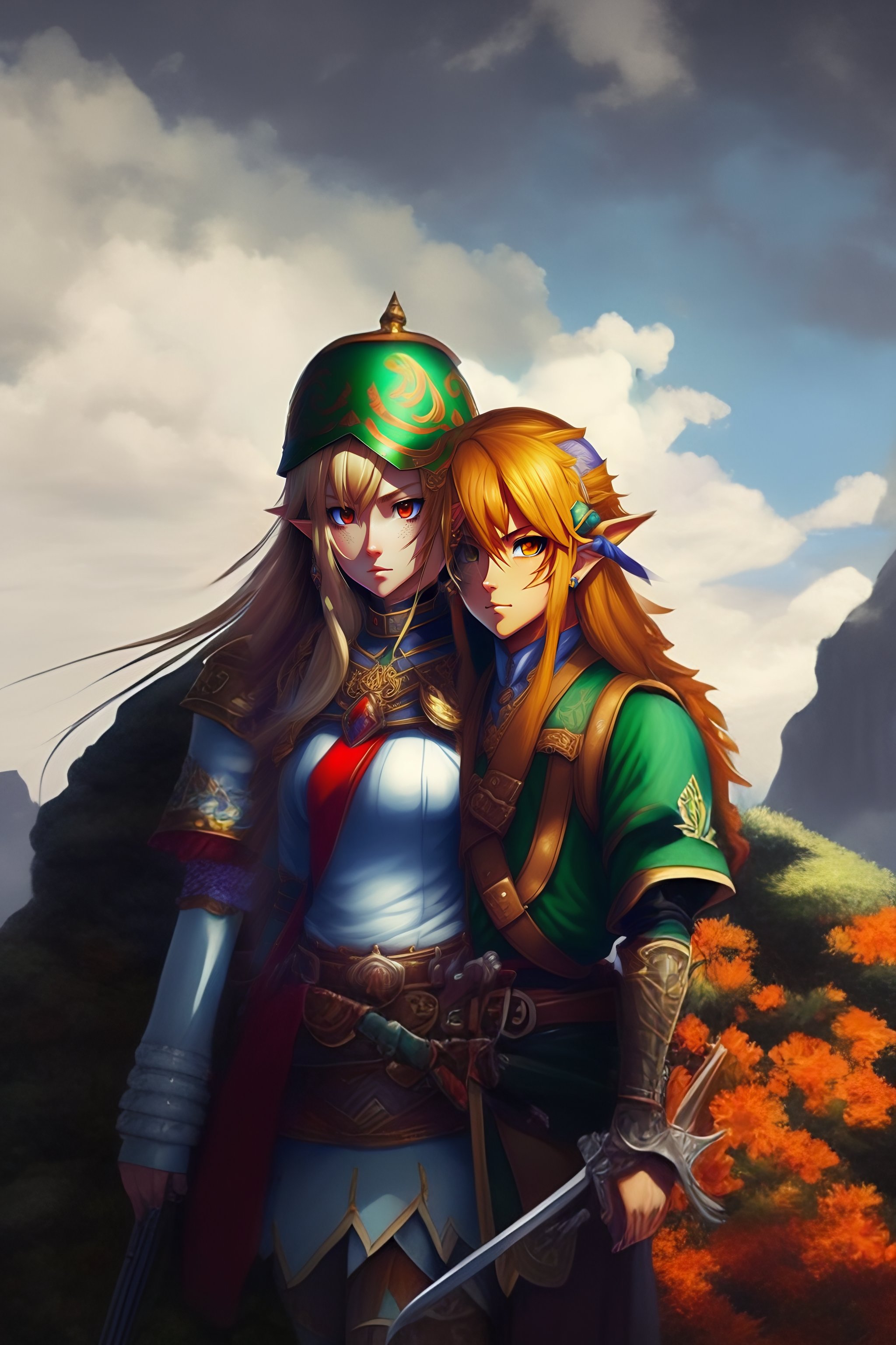 Lexica - The Legend of Zelda: Ocarina of Time, Link and Zelda, sitting ...