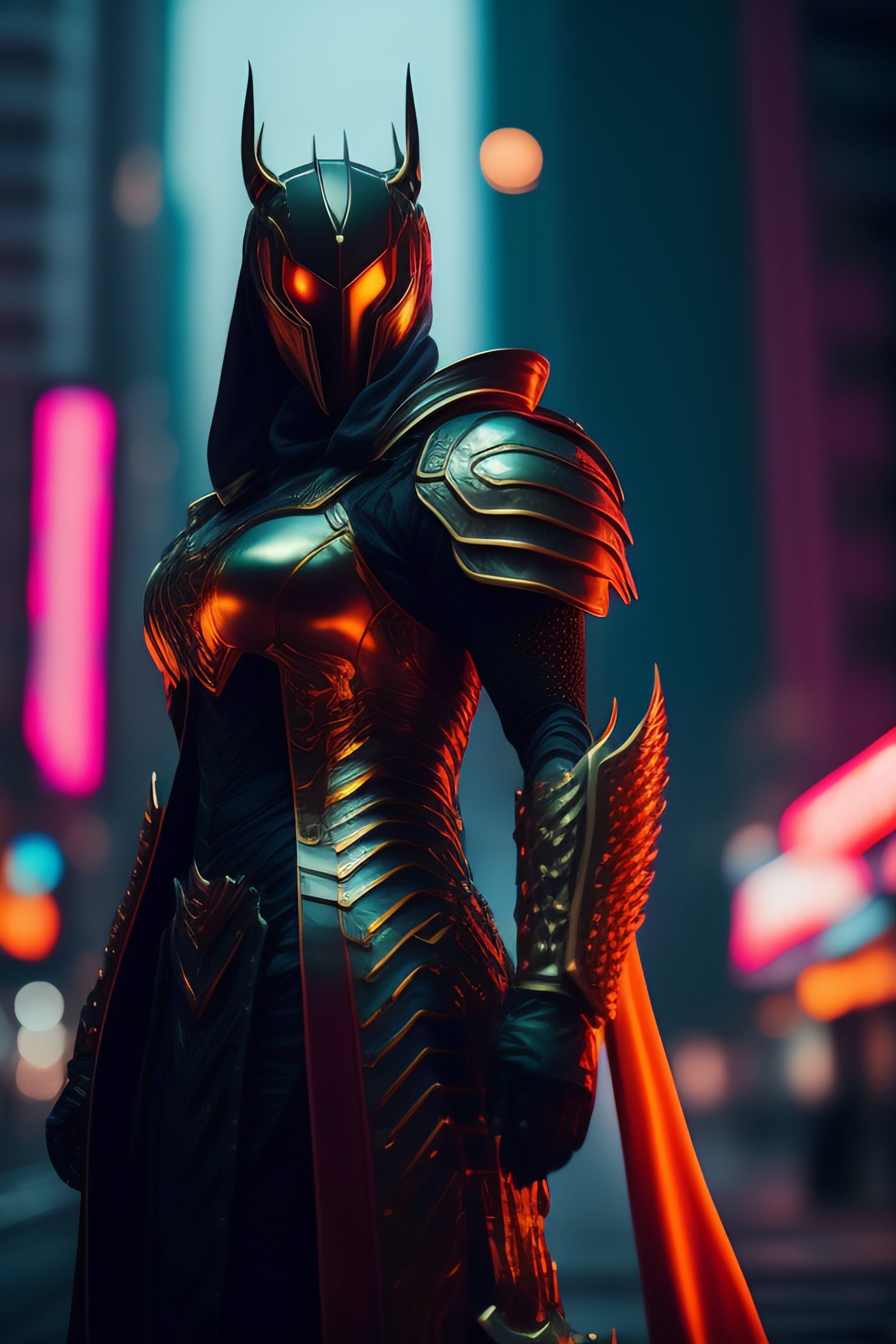 Anime Female Cyber Armor