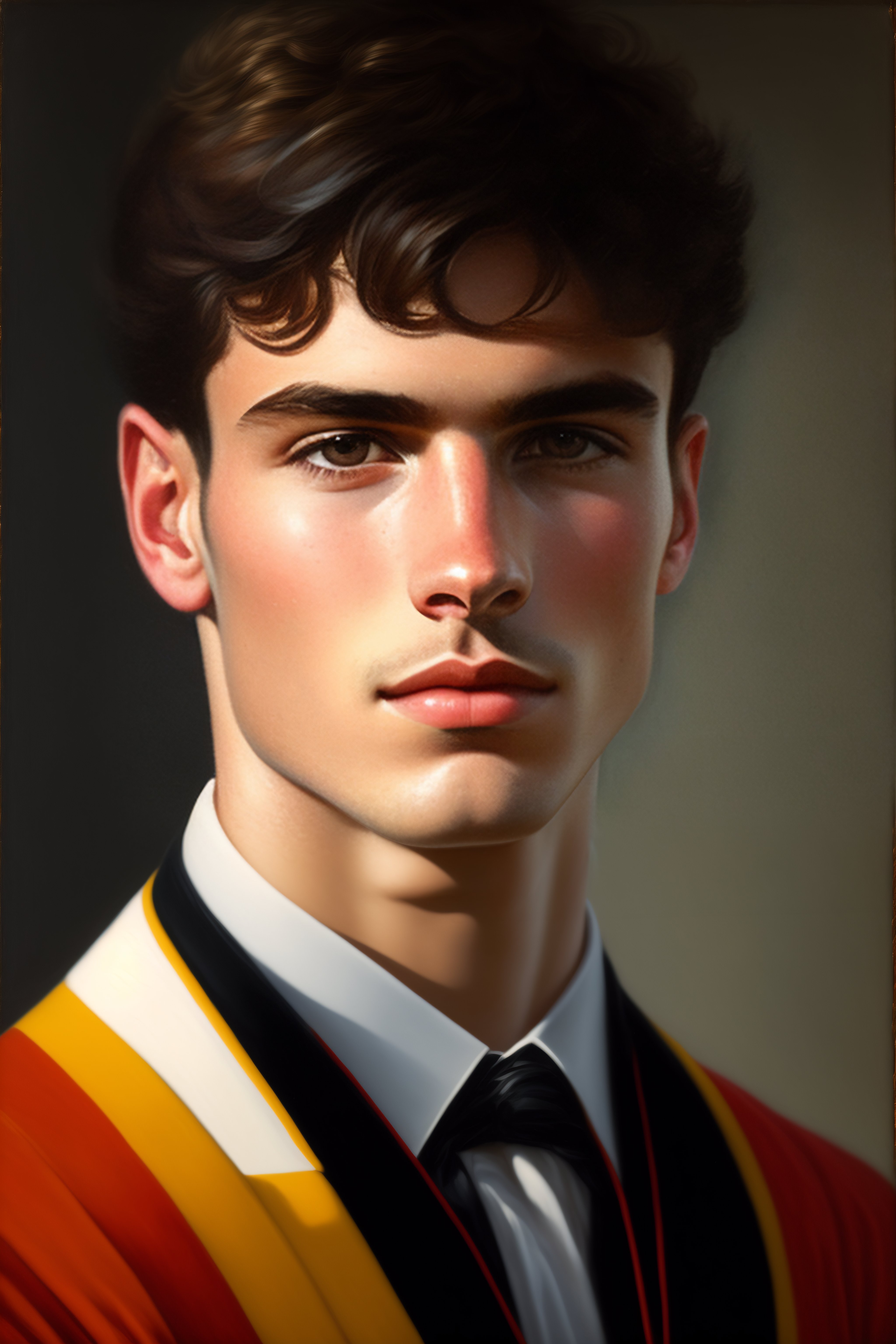 Lexica - Portrait of a student male