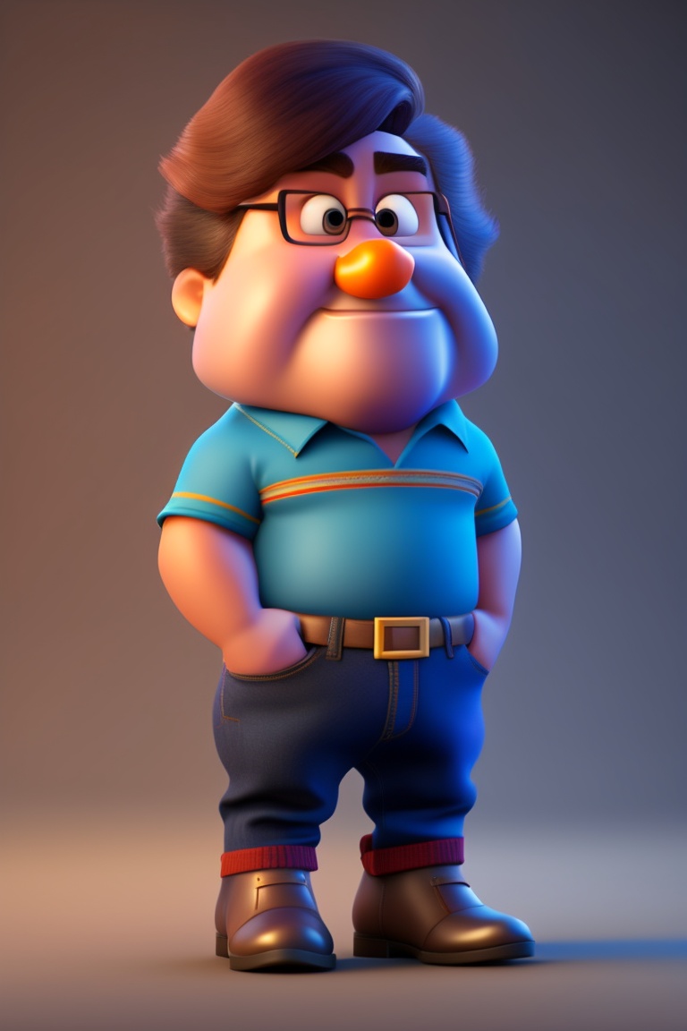 Lexica - Jon oliver as a pixar disney character from up 2 0 0 9 unreal ...