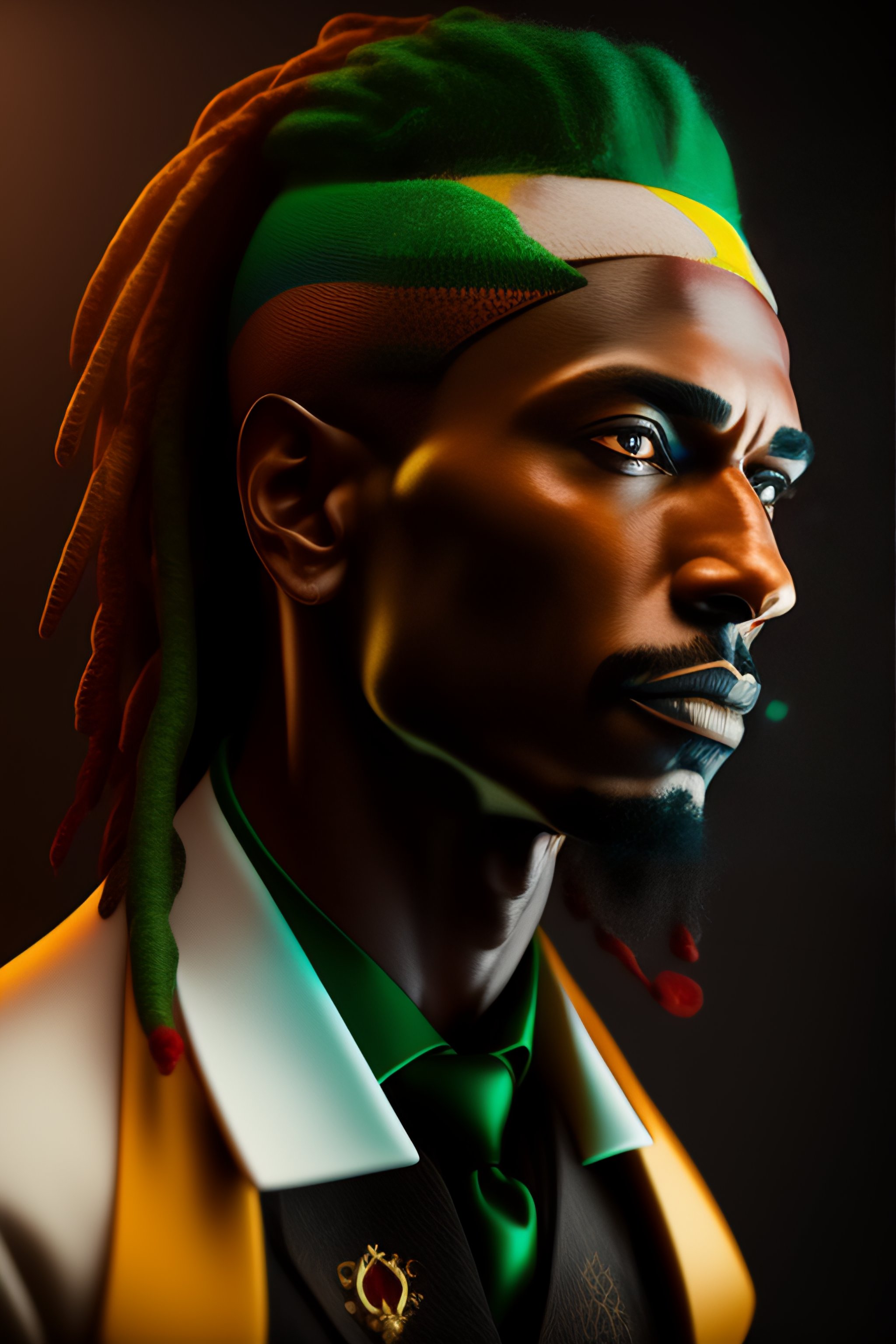 Lexica - Rasta Joker, 8k portrait, highly detailed, beautiful, model ...