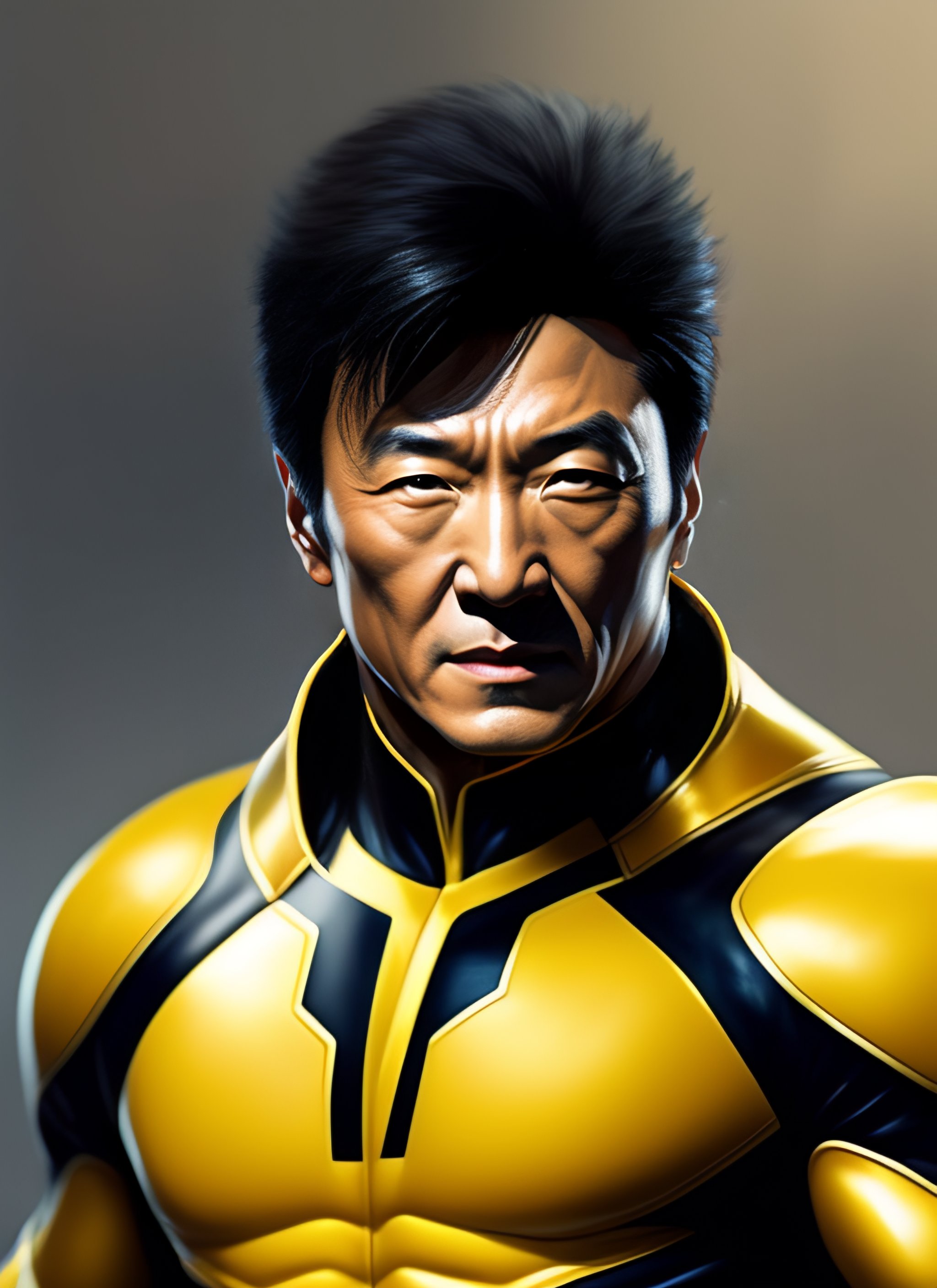 Lexica - Portrait of Jackie Chan as wolverine classic suit from marvel ...