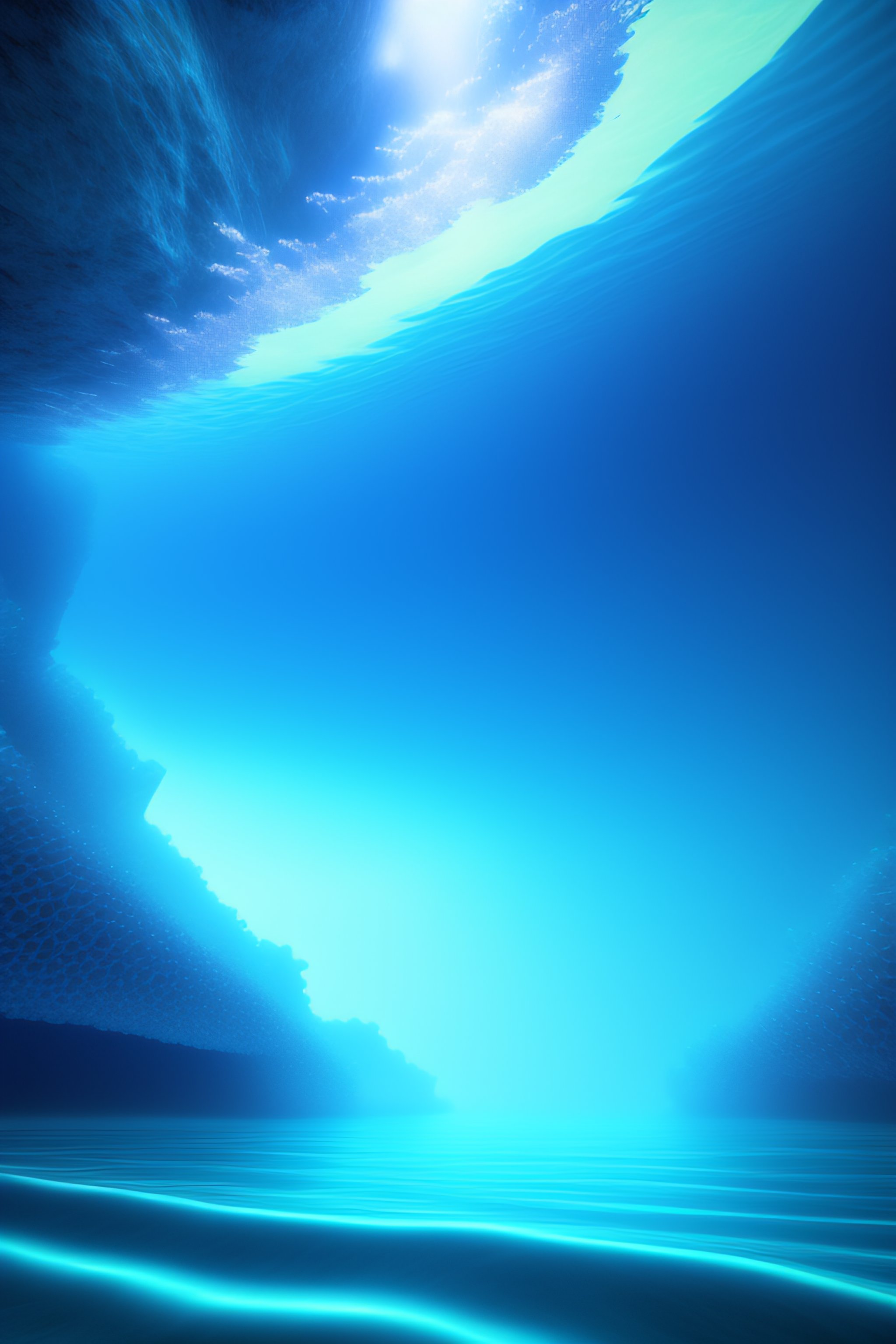 Lexica - Computer rendering inside of a natural water neuronal ...