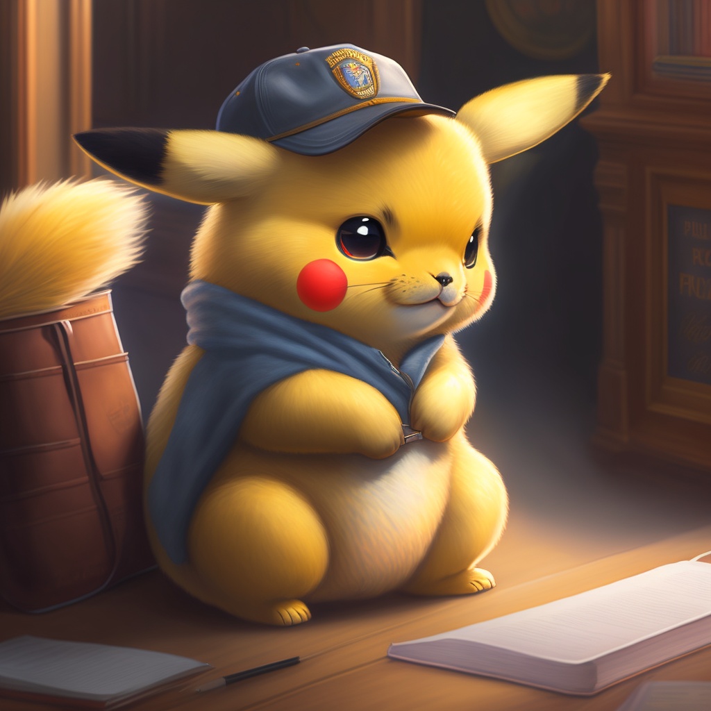 Lexica - Pikachu commiting tax fraud, paperwork, exhausted, cute ...
