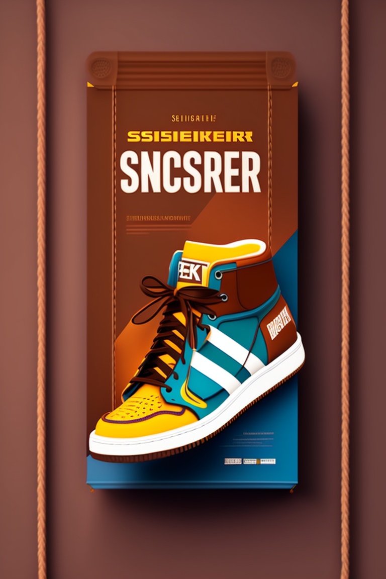 Lexica - Creative advertising of sneakers in the style of chocolate ...