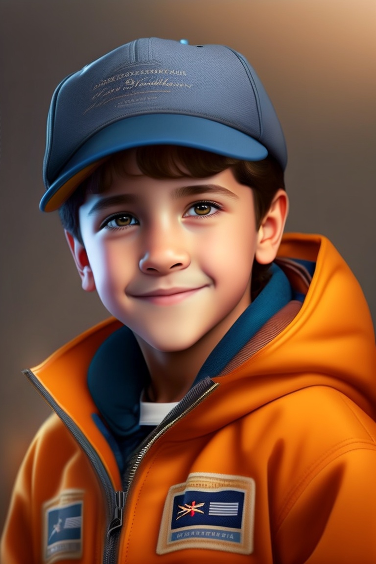 Lexica - A 10 years old boy from america , Beautiful nose, glowing face ...