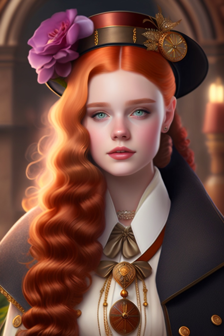 Lexica - Beautiful Sadie sink as a bride, steampunk