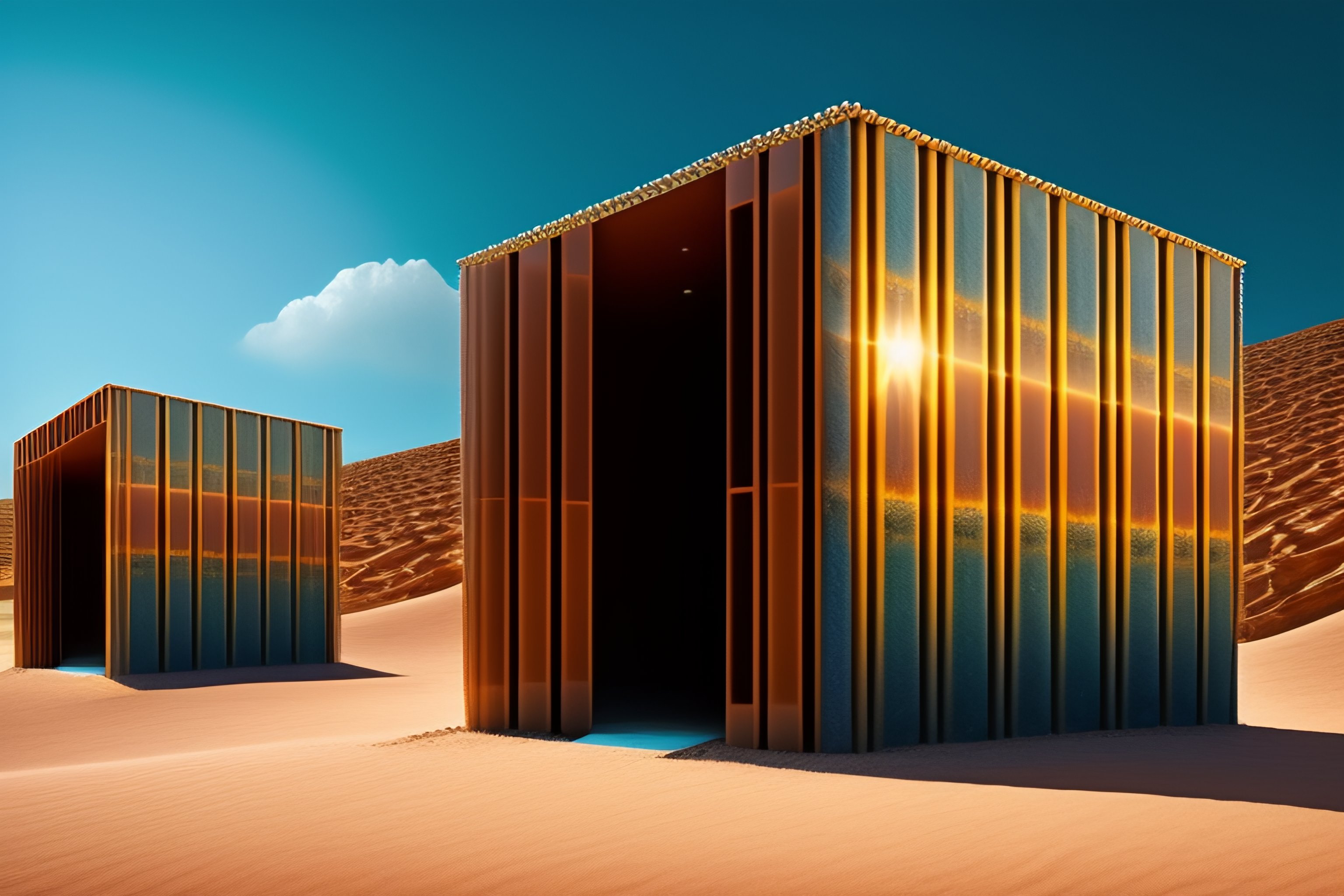 Lexica - Surreal, surrealism, cube, world