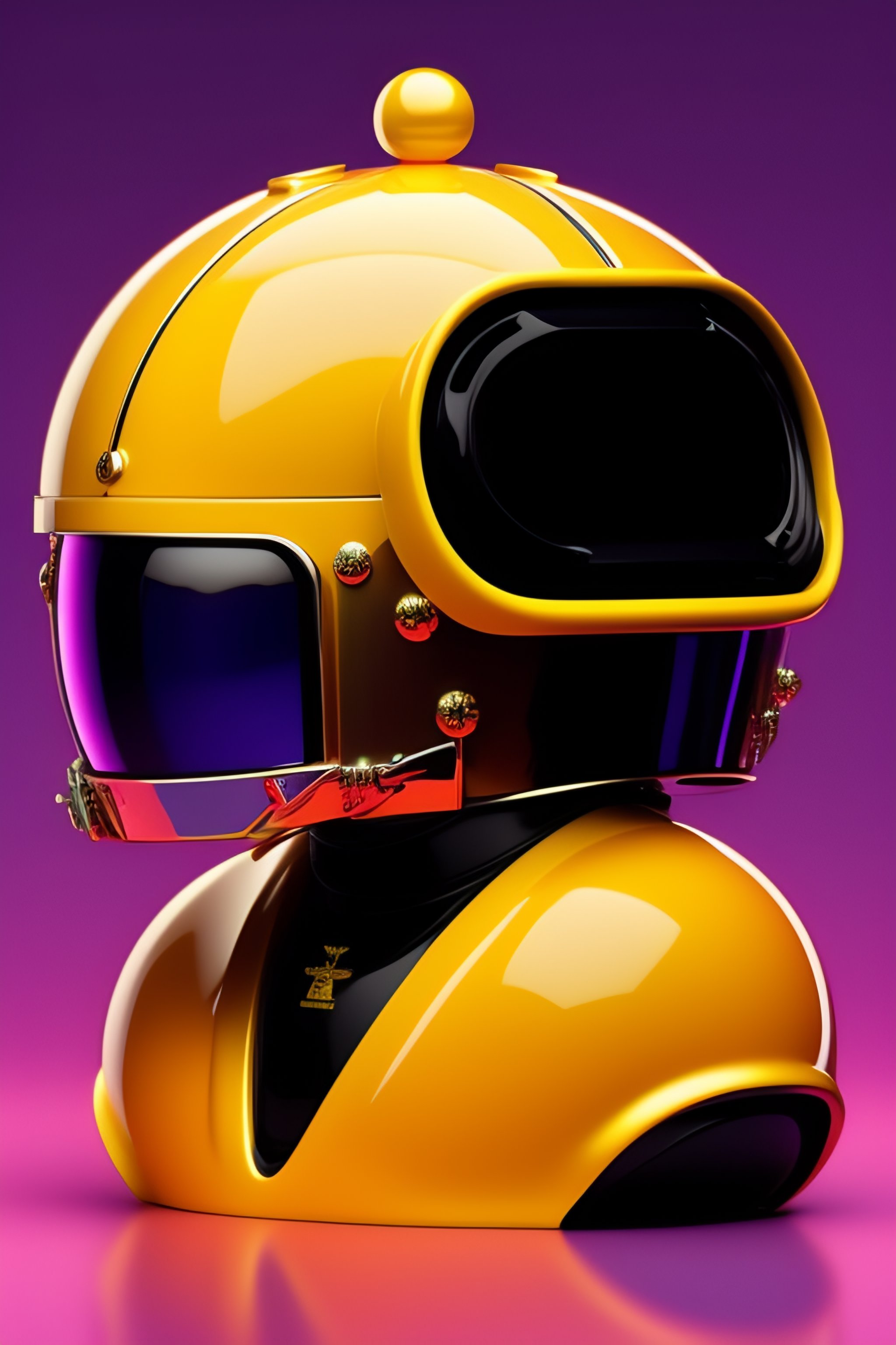 Lexica - A teapot but it's a helmet with a snout, in the style of 90s ...