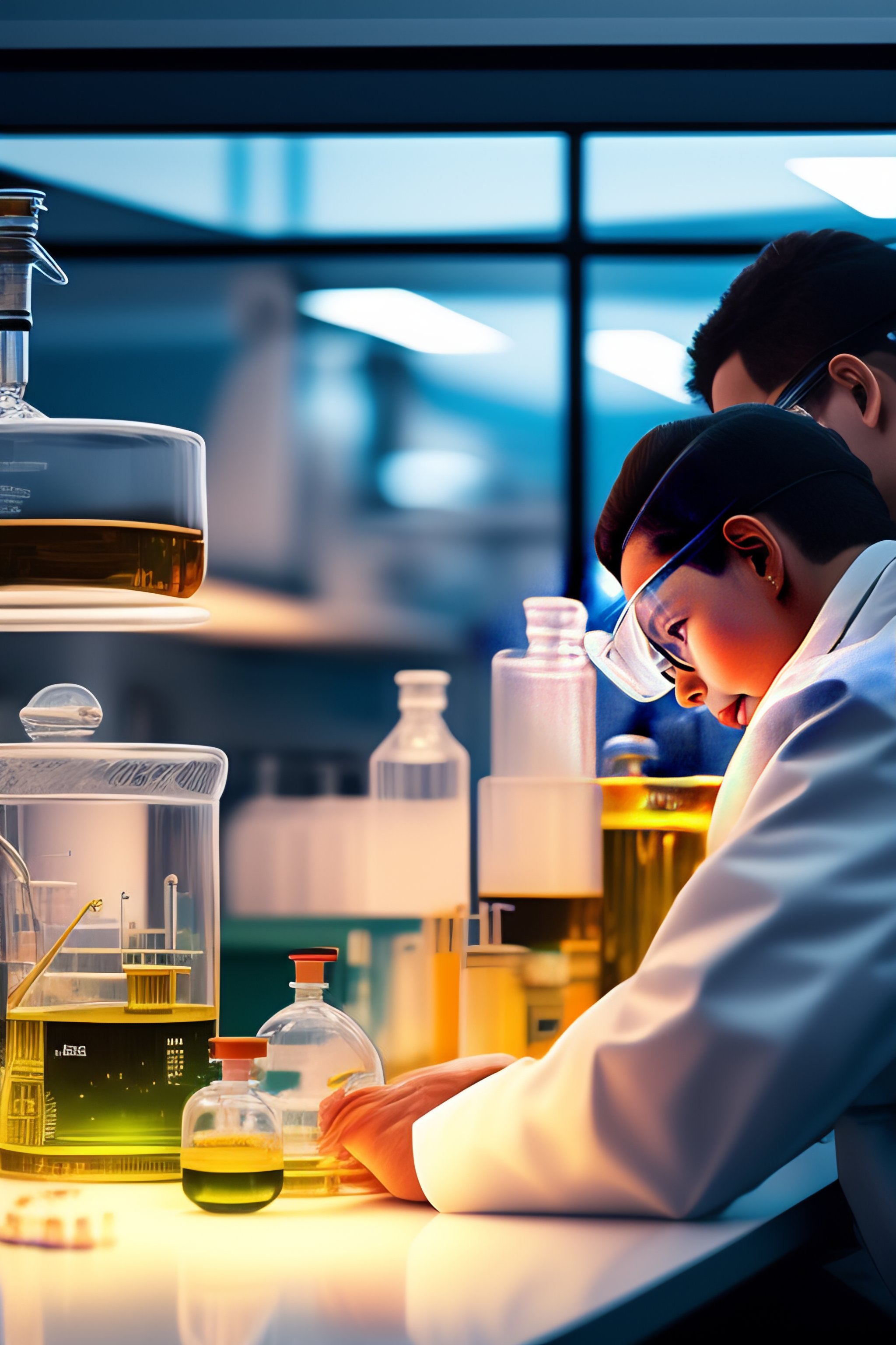 Lexica - Scientists in the lab