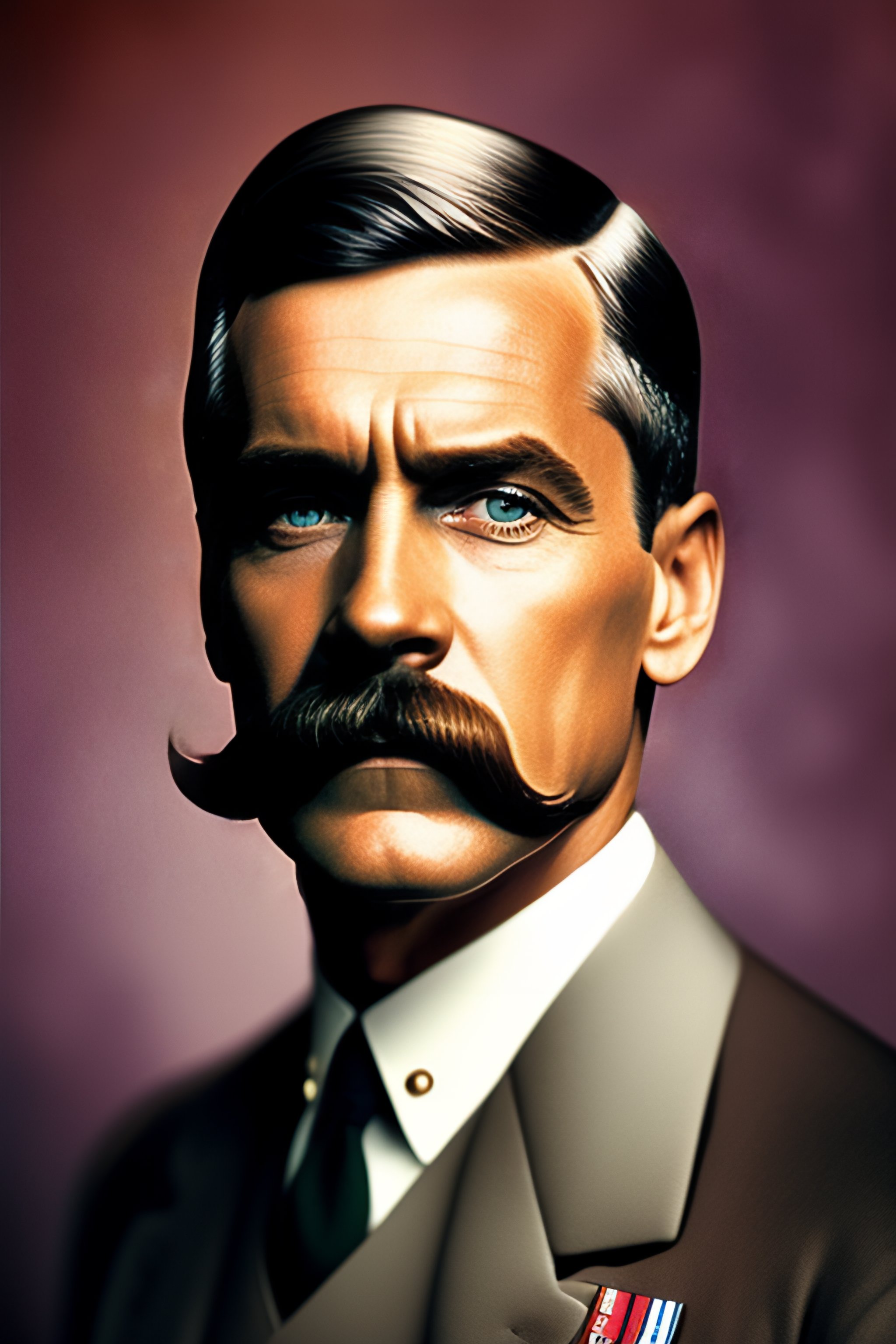 Lexica - Olsen twin with hitler mustache