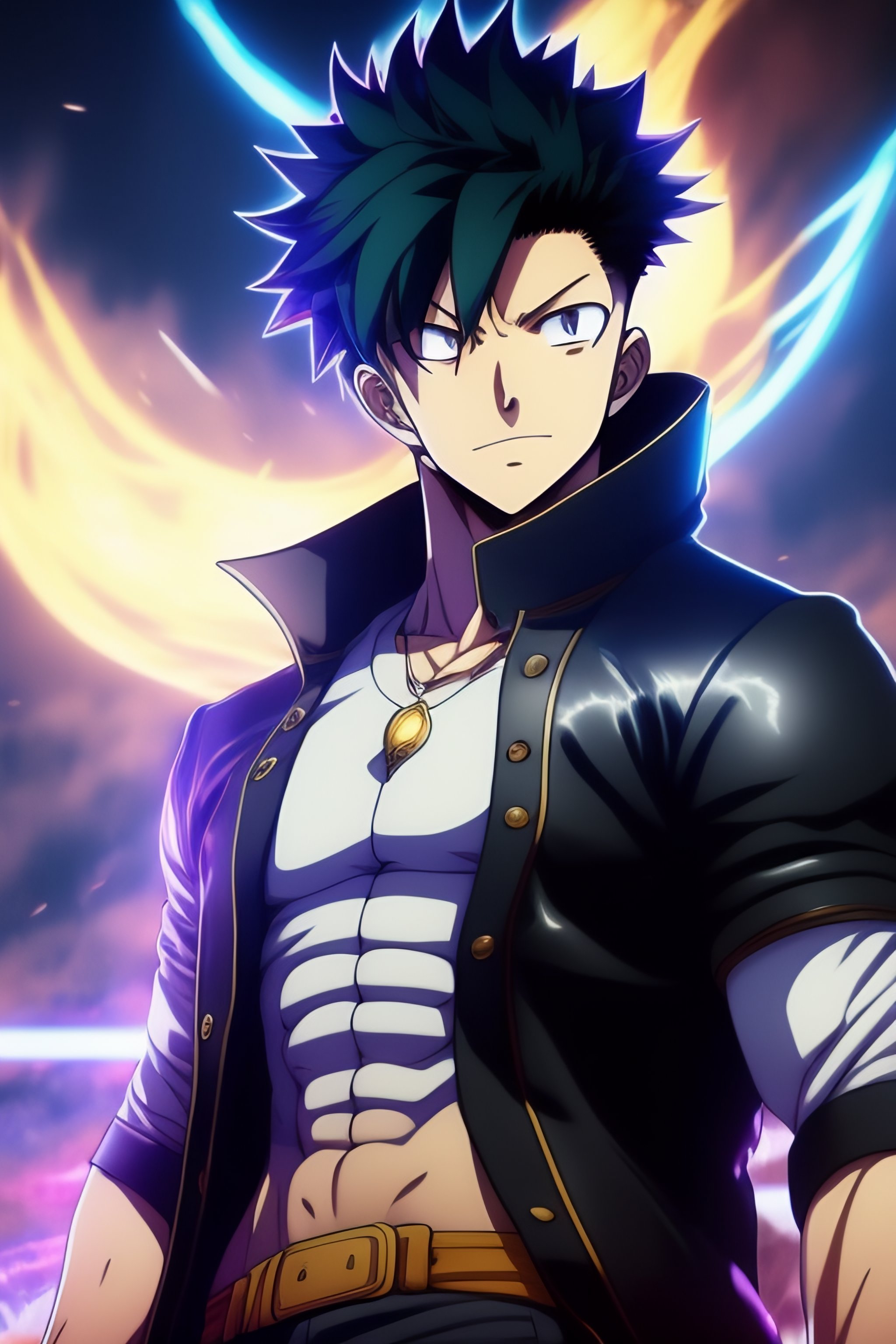 Lexica - Dabi in my hero academia, radiant light, full length, mate ...