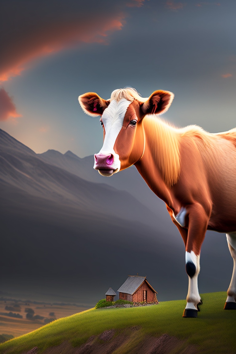 Lexica - Once upon a time, there was a cow and a goat who lived in a ...