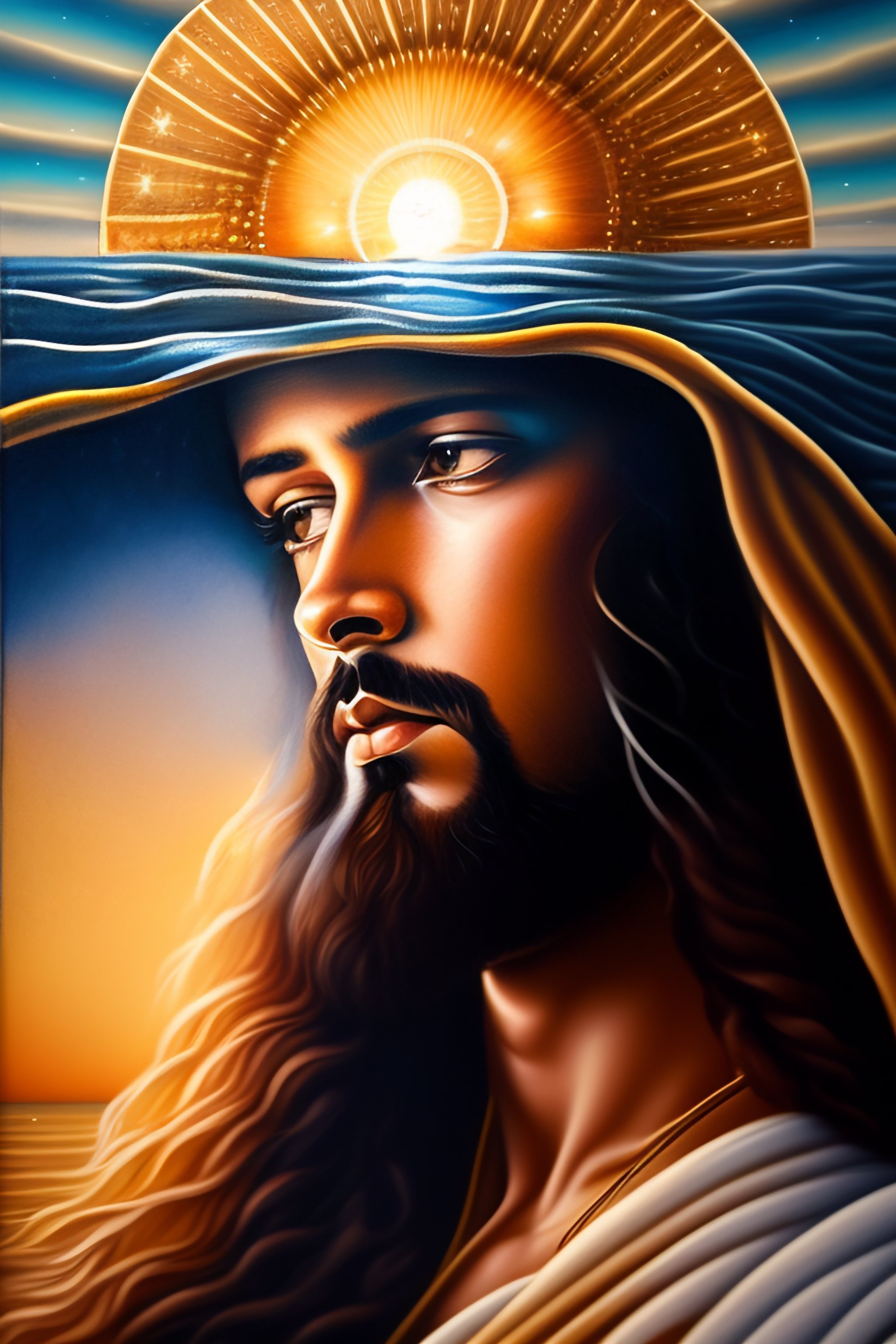 Lexica - Imagine with jesus Looking at the world with passionate eyes ...