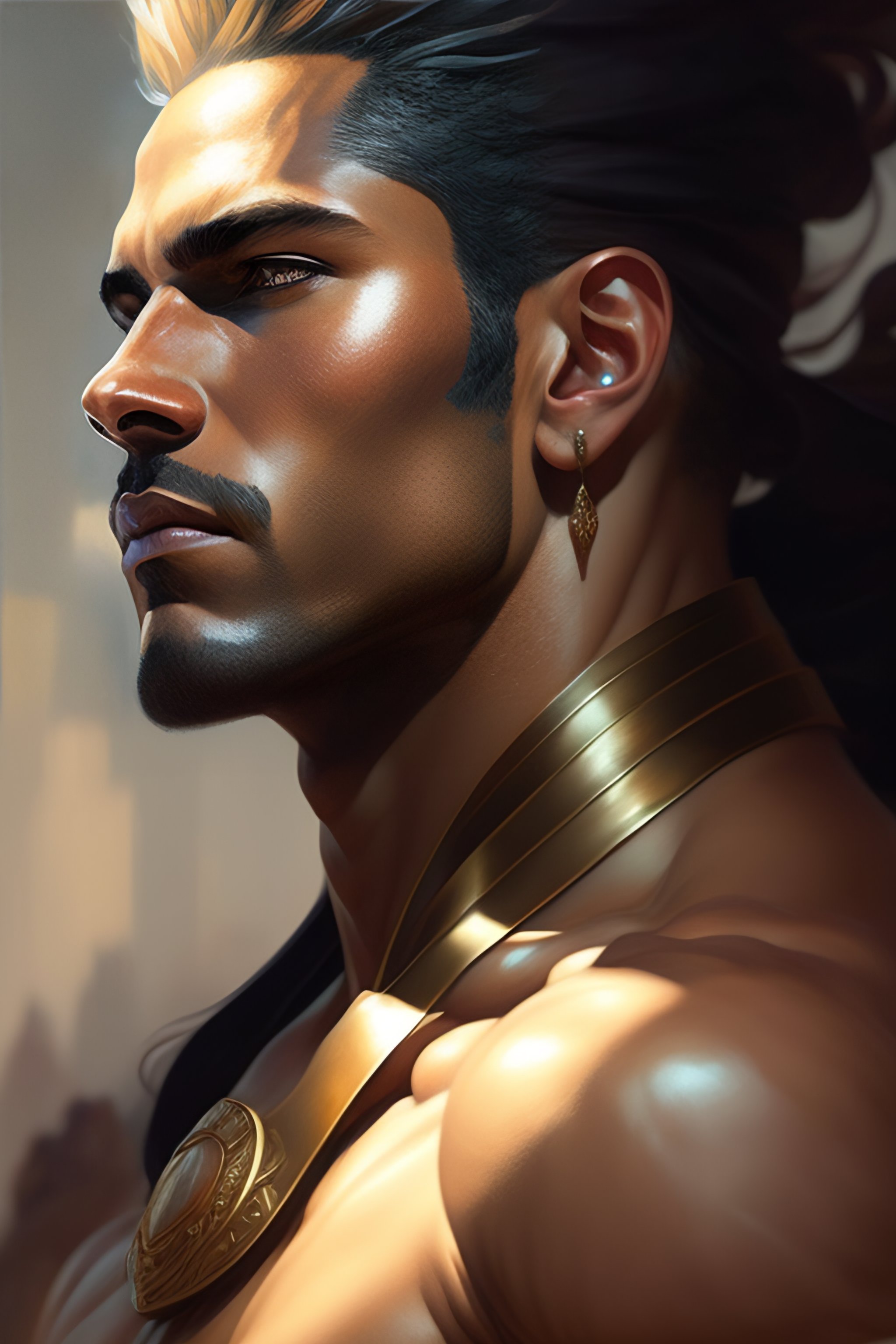 Lexica - A full portrait of ACHILLES, intricate, highly detailed ...