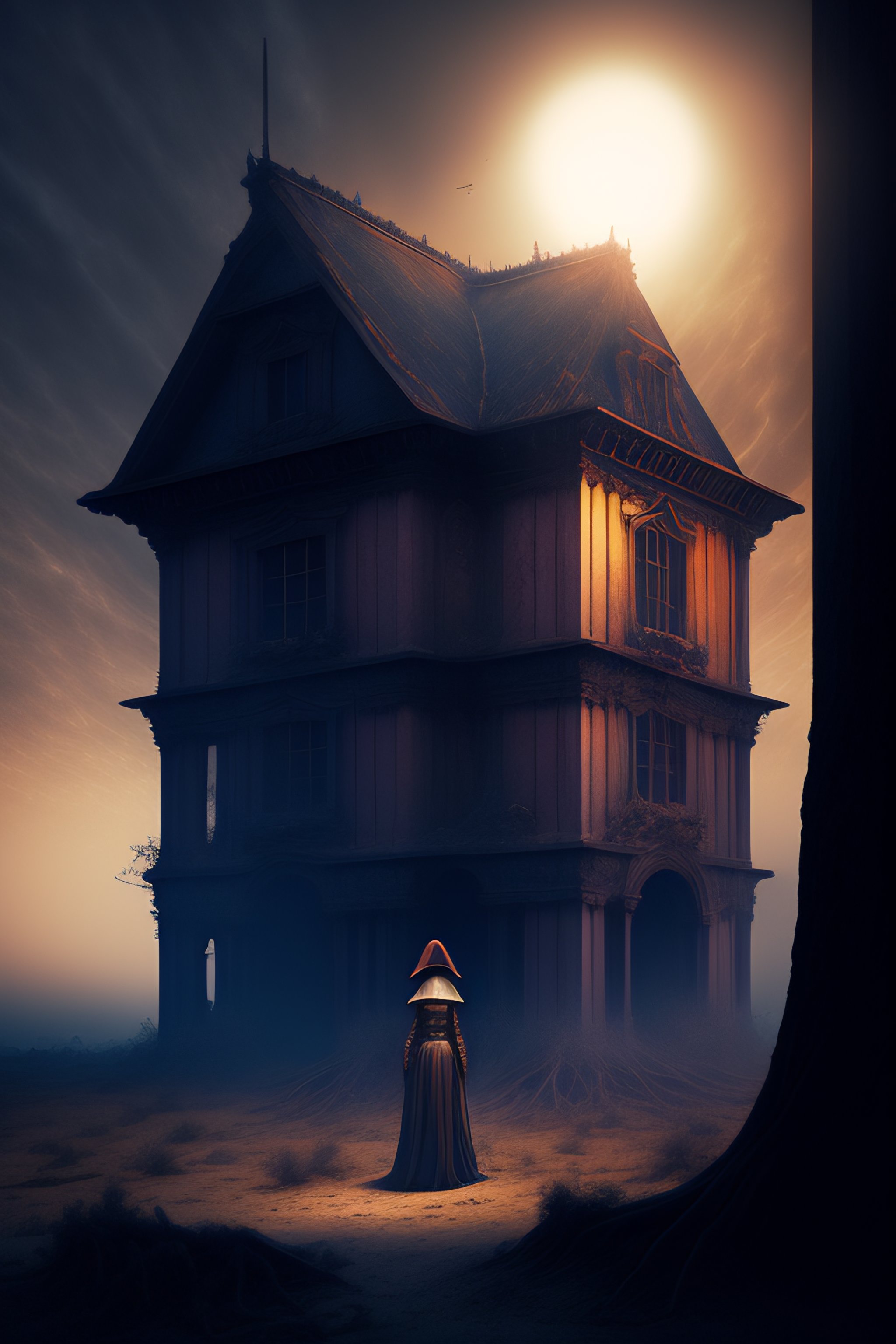 Lexica - Still life of old, earthlike cottage on exoplanet in heaven ...