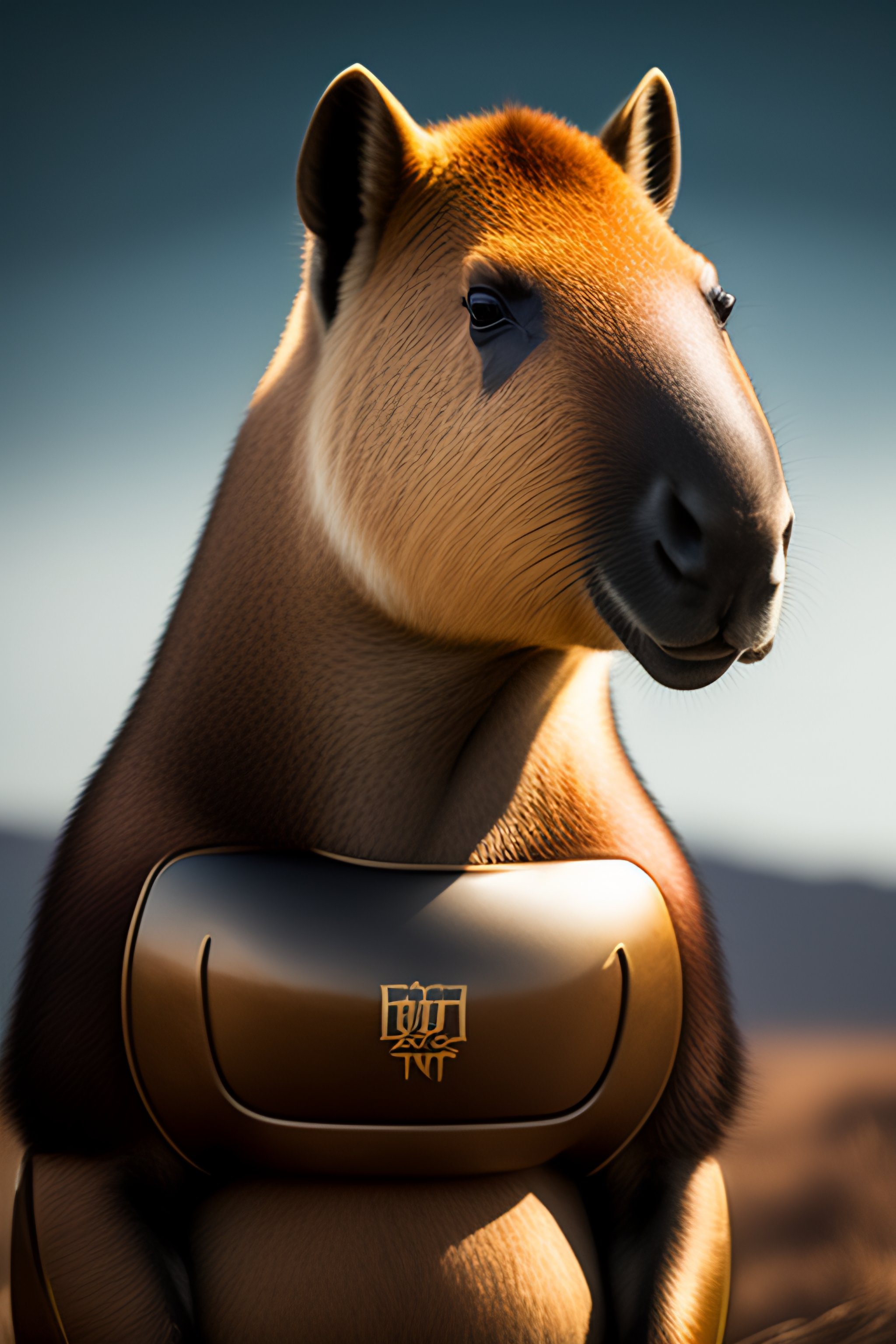 Lexica - Capybara with futuristic armor