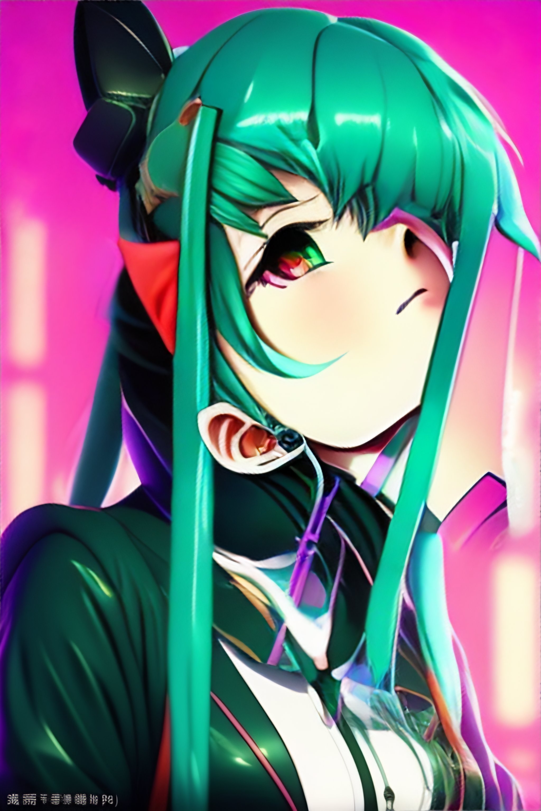 Lexica - Hatsune Miku in anime 90s style, Serial Experiments Lain style