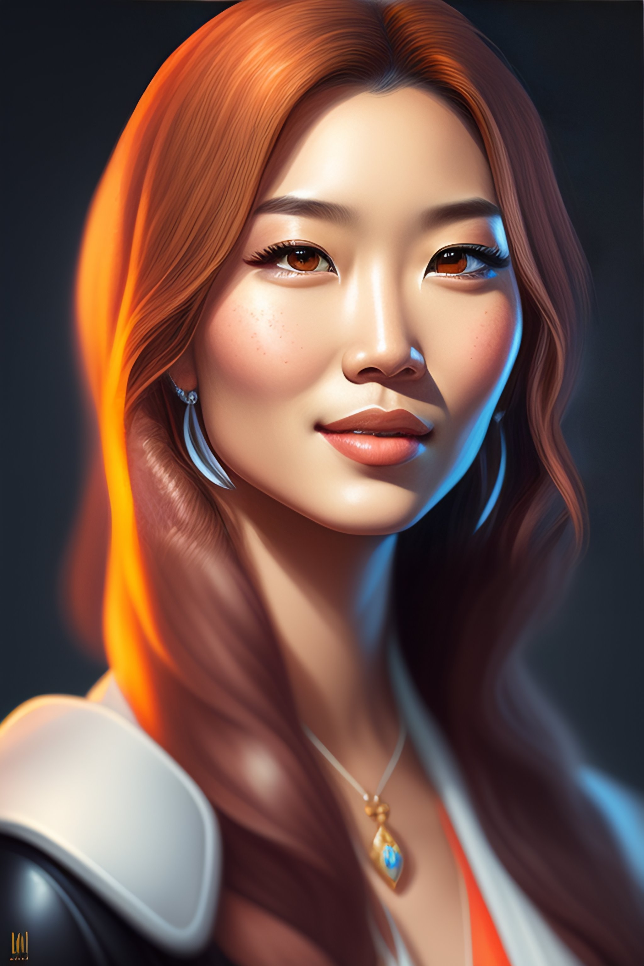 Lexica - Portrait of , mi, highly detailed, digital painting ...