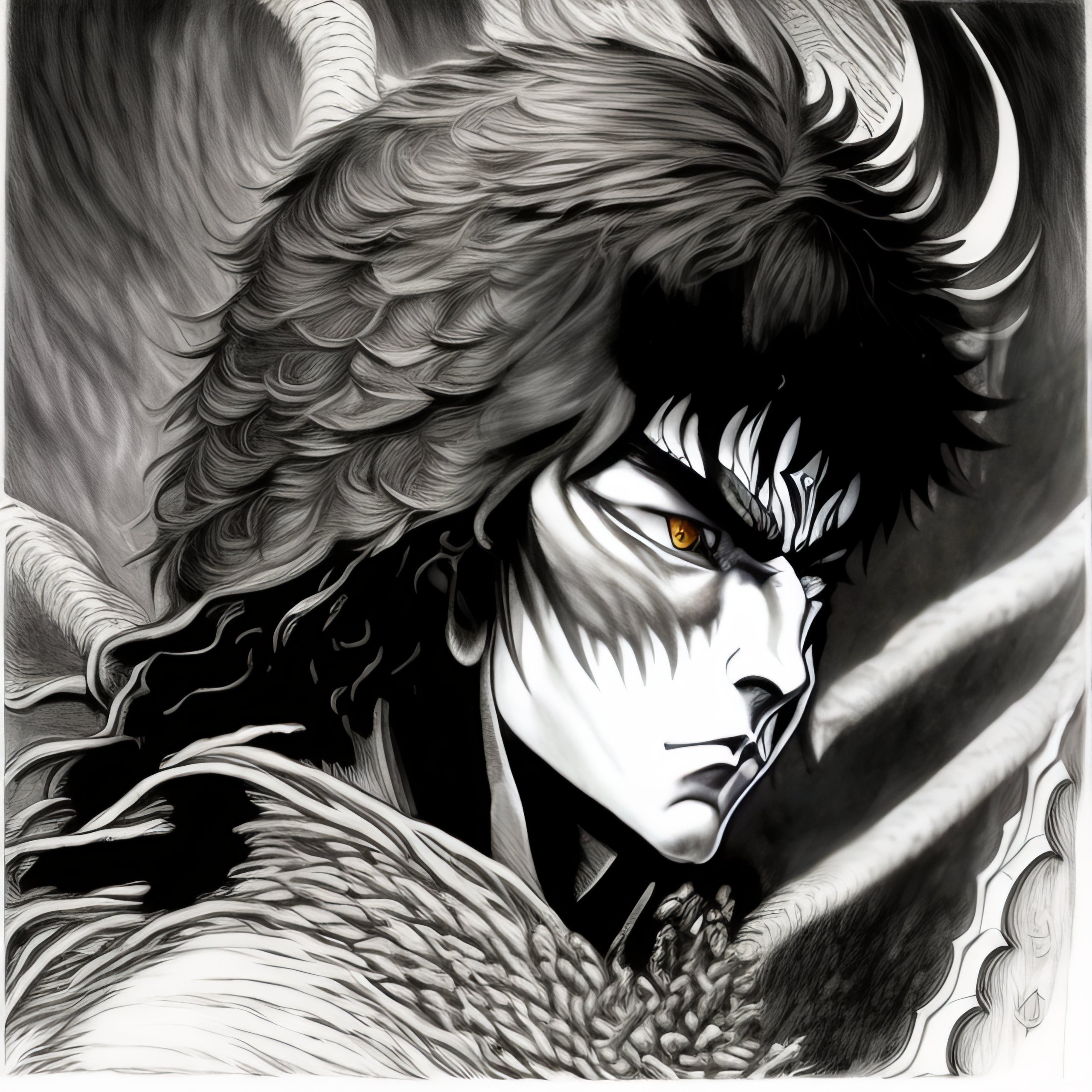 Lexica - Kentaru miura drawning of a demons hell,